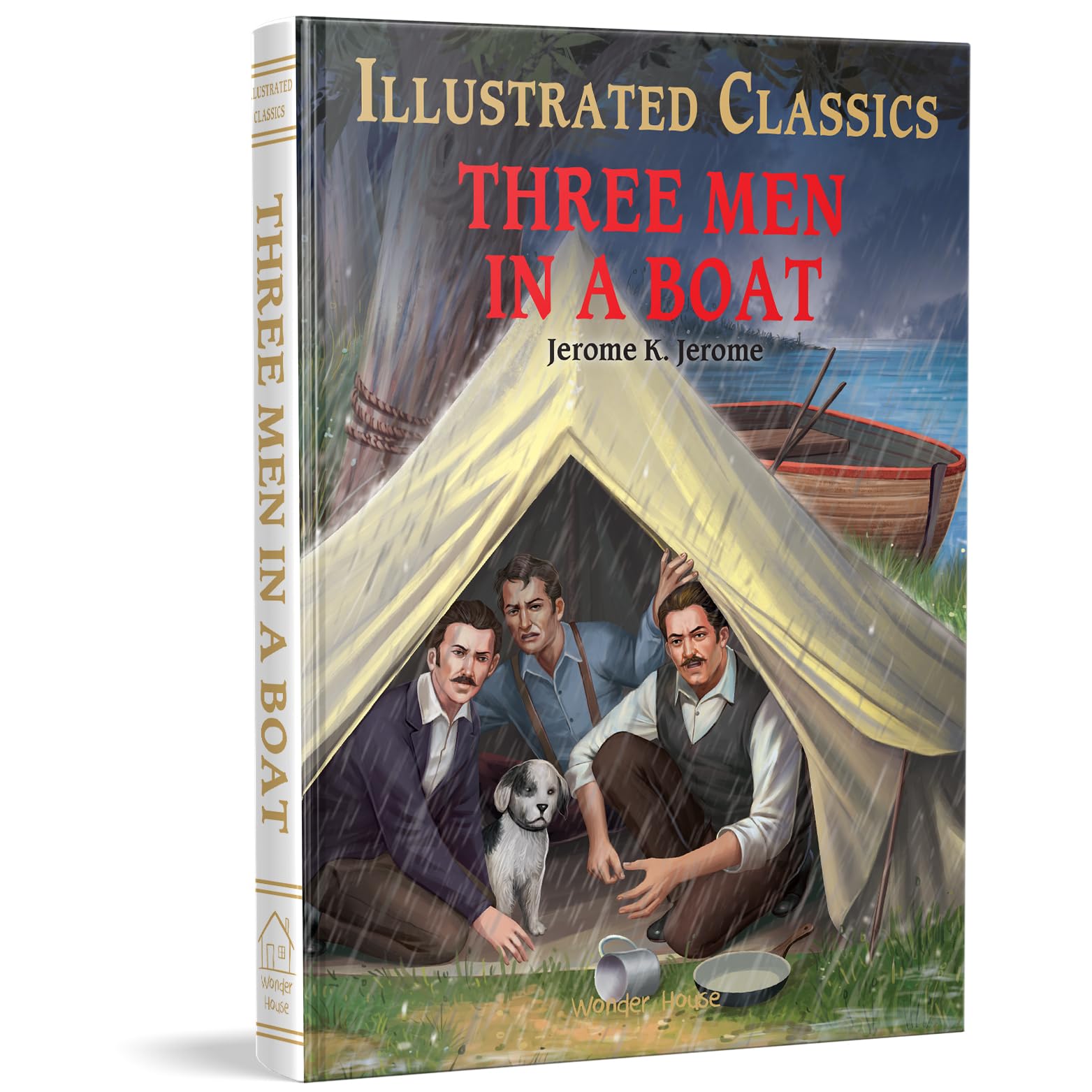 Three Men in a Boat : Illustrated Abridged Children Classics English ...