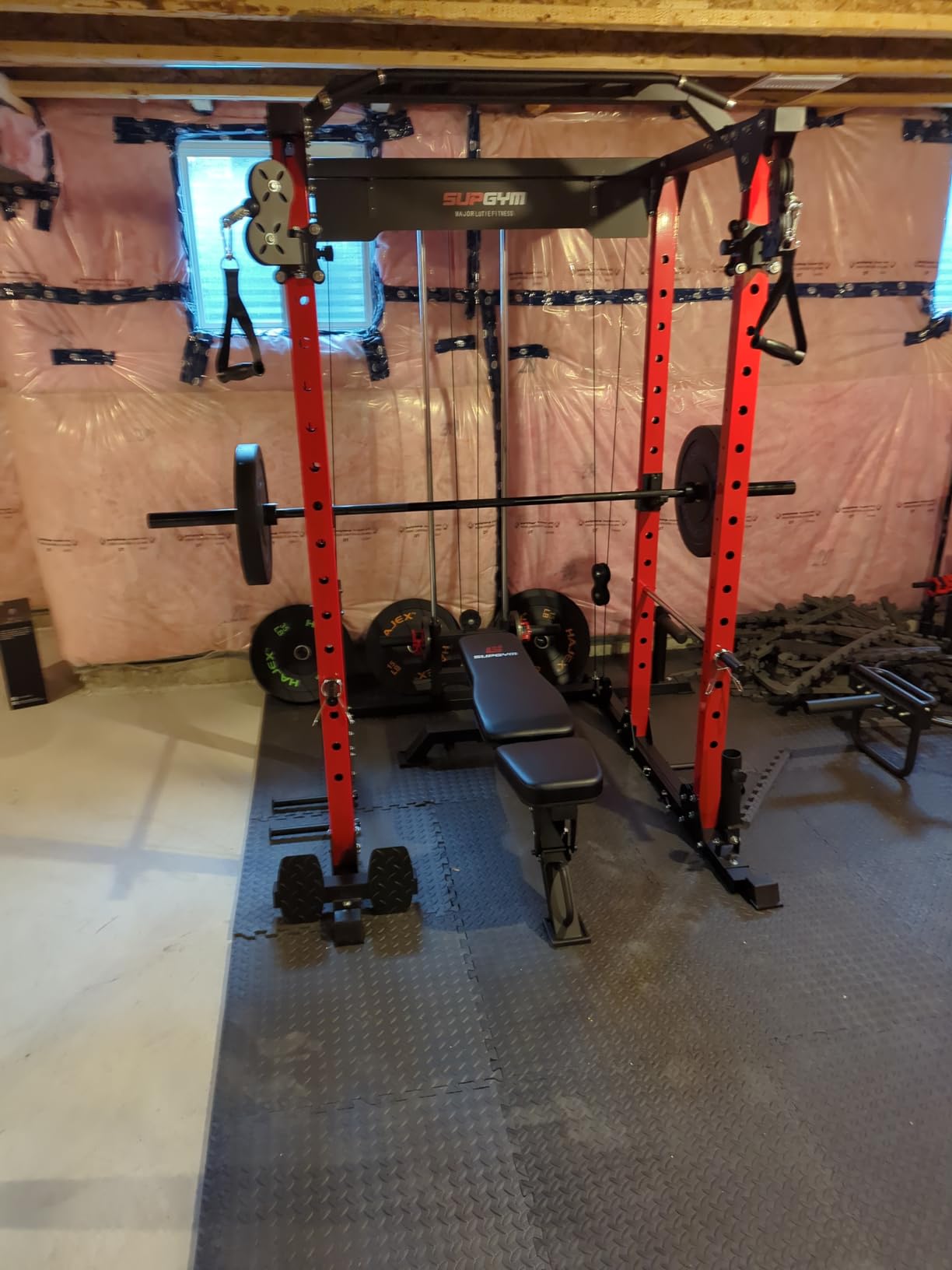 $34/mo - Finance MAJOR LUTIE Power Cage, PLM03 1400 lbs Multi-Function ...