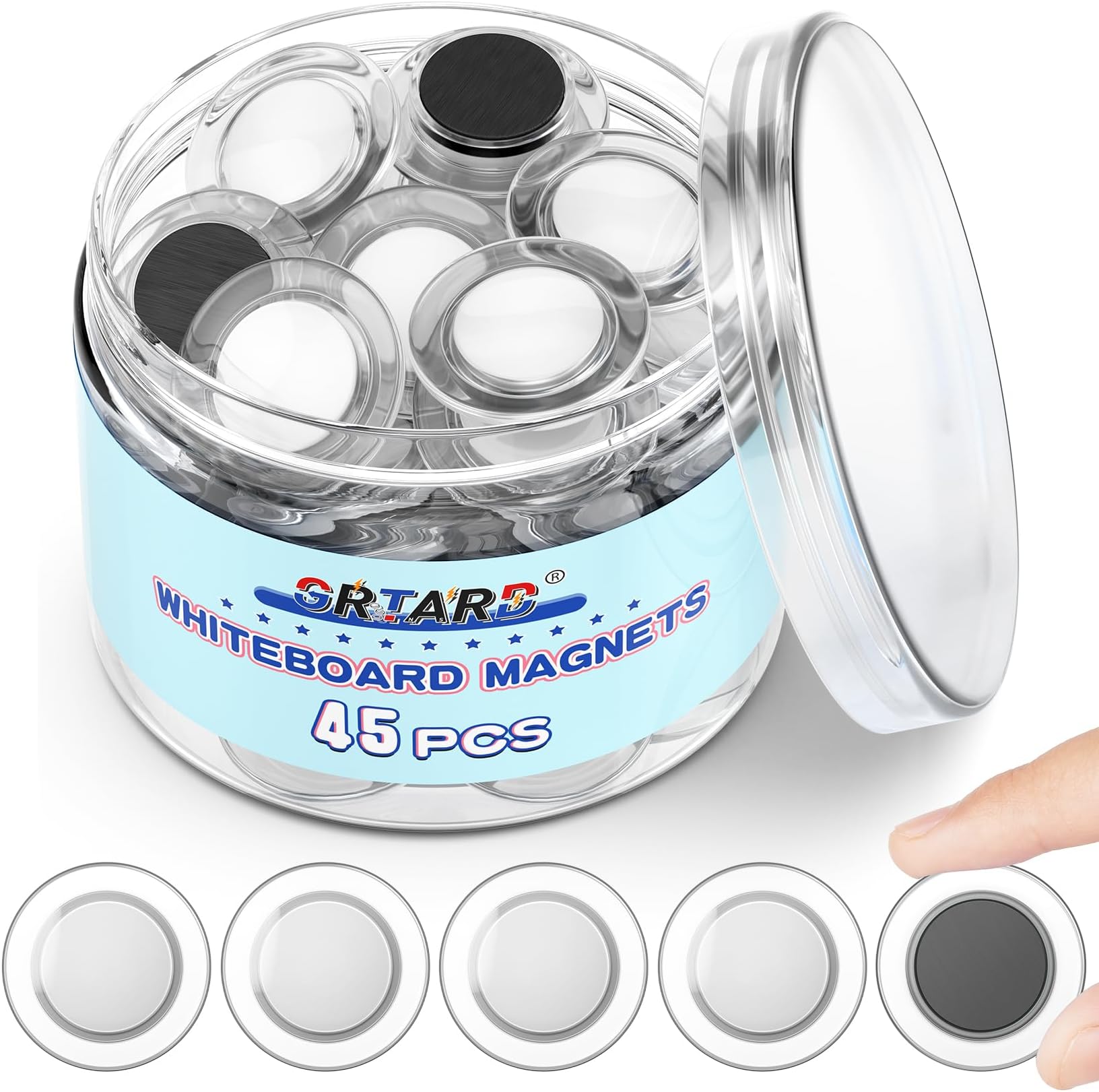 Amazon.com : Magnets for Glass Whiteboard, Dry Erase Board, Large ...
