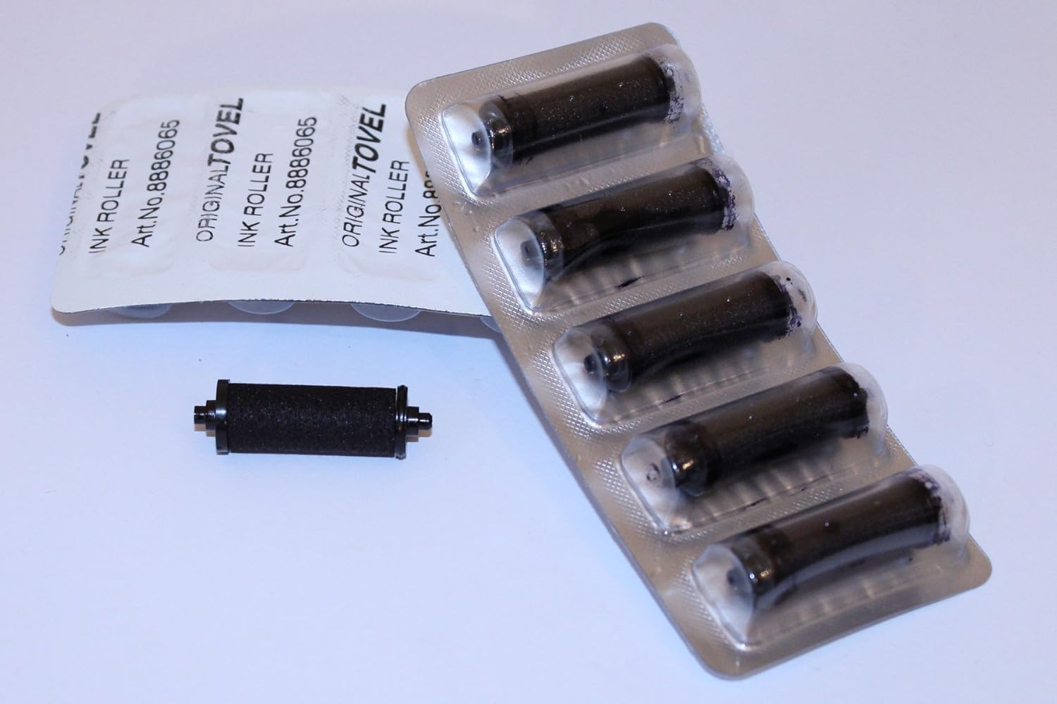 5 Einfärbrollen Farbrollen für Preisauszeichner Tovel K, L, X, ecu ...