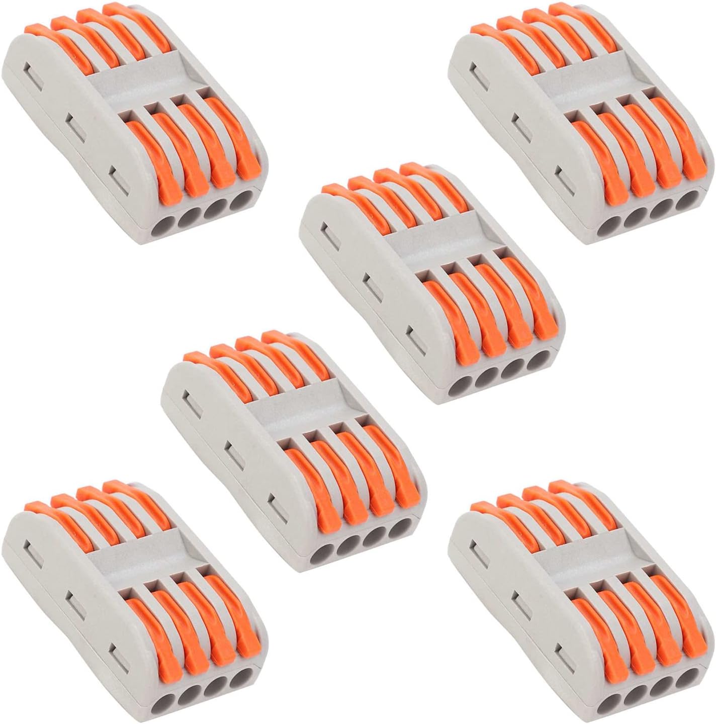WOODTULA Compact Wire Connector - 4 to 4 Fast Connection Terminal ...