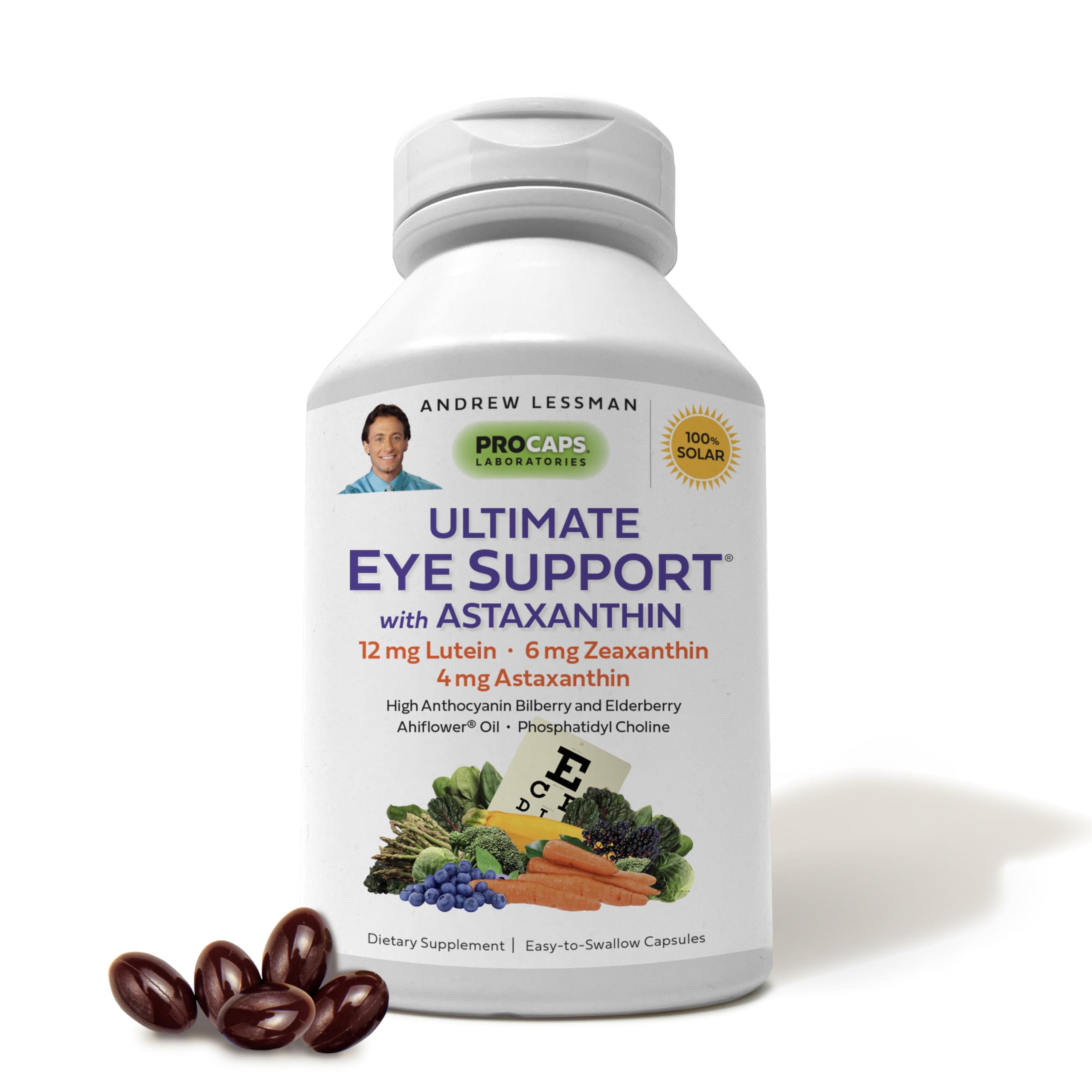 Amazon.com: ANDREW LESSMAN Ultimate Eye Support with Astaxanthin 180 ...