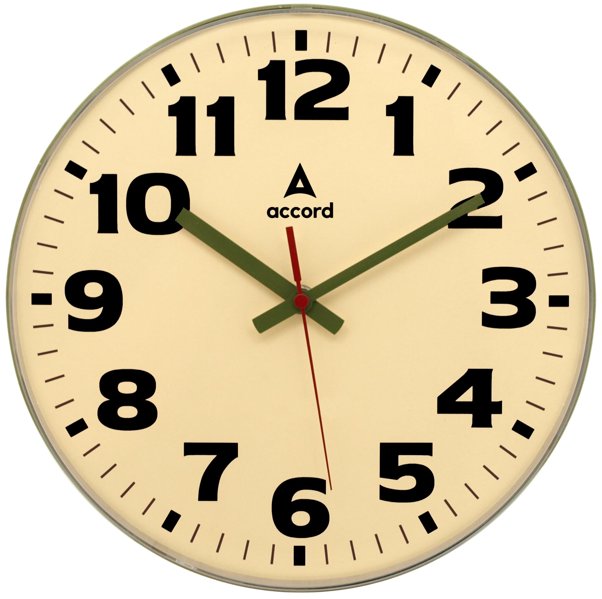 Buy ACCORD CLOCKS Premium Contemporary Wall Analog Clock with Silent ...