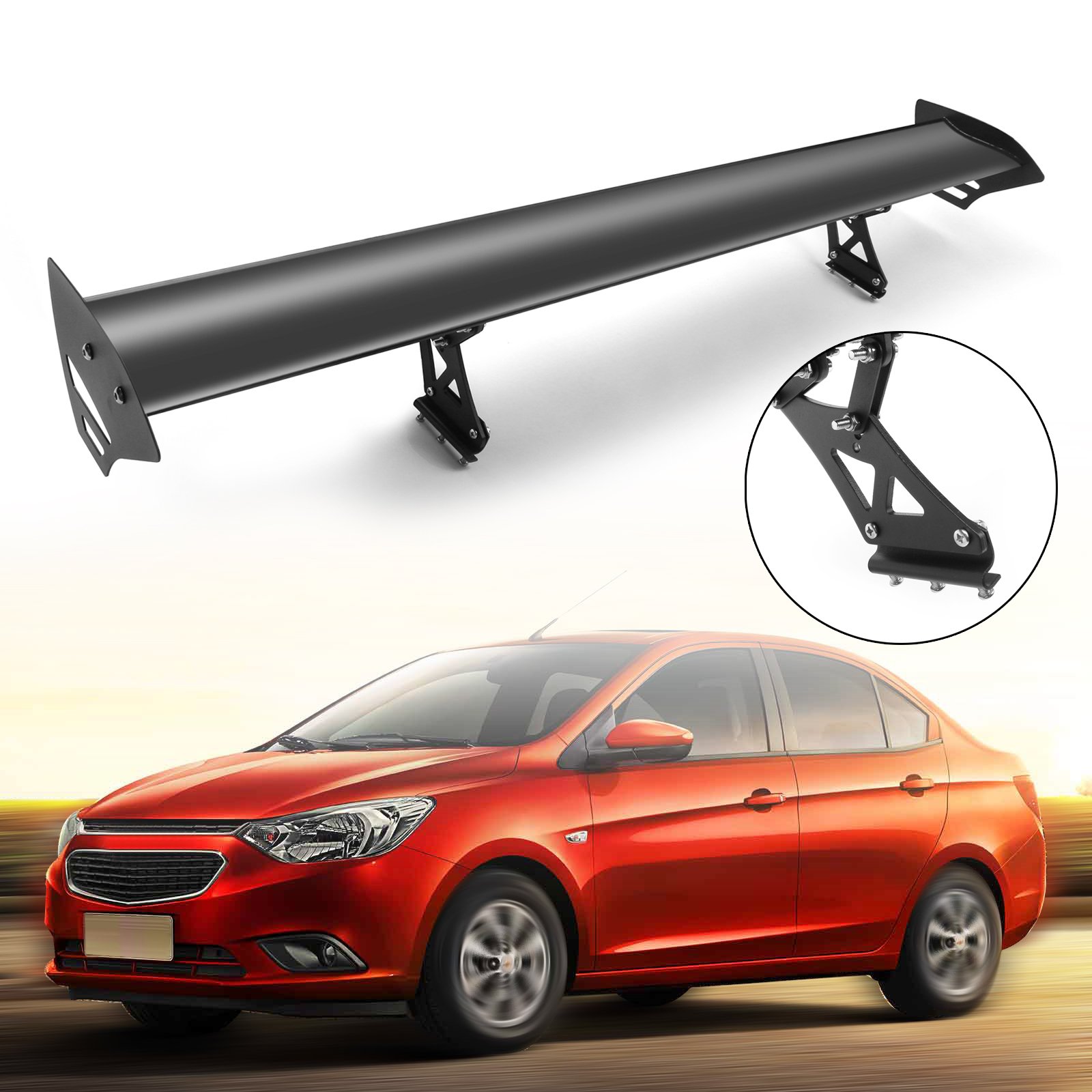 Artudatech Car Wing Spoiler, Universal Adjustable Lightweight GT ...