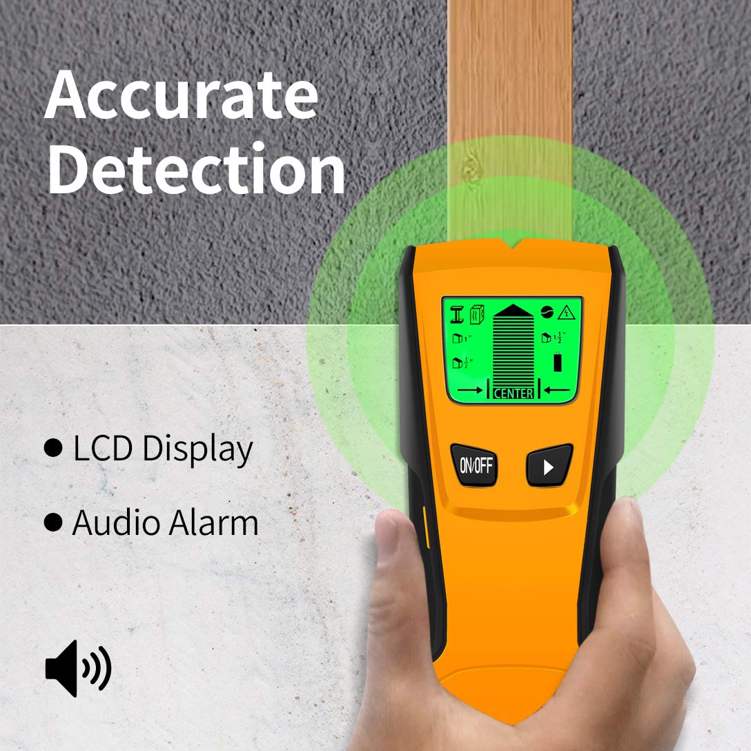 Snapklik.com : Stud Finder Wall Scanner-Improved 5 In 1 Sensor, Center ...