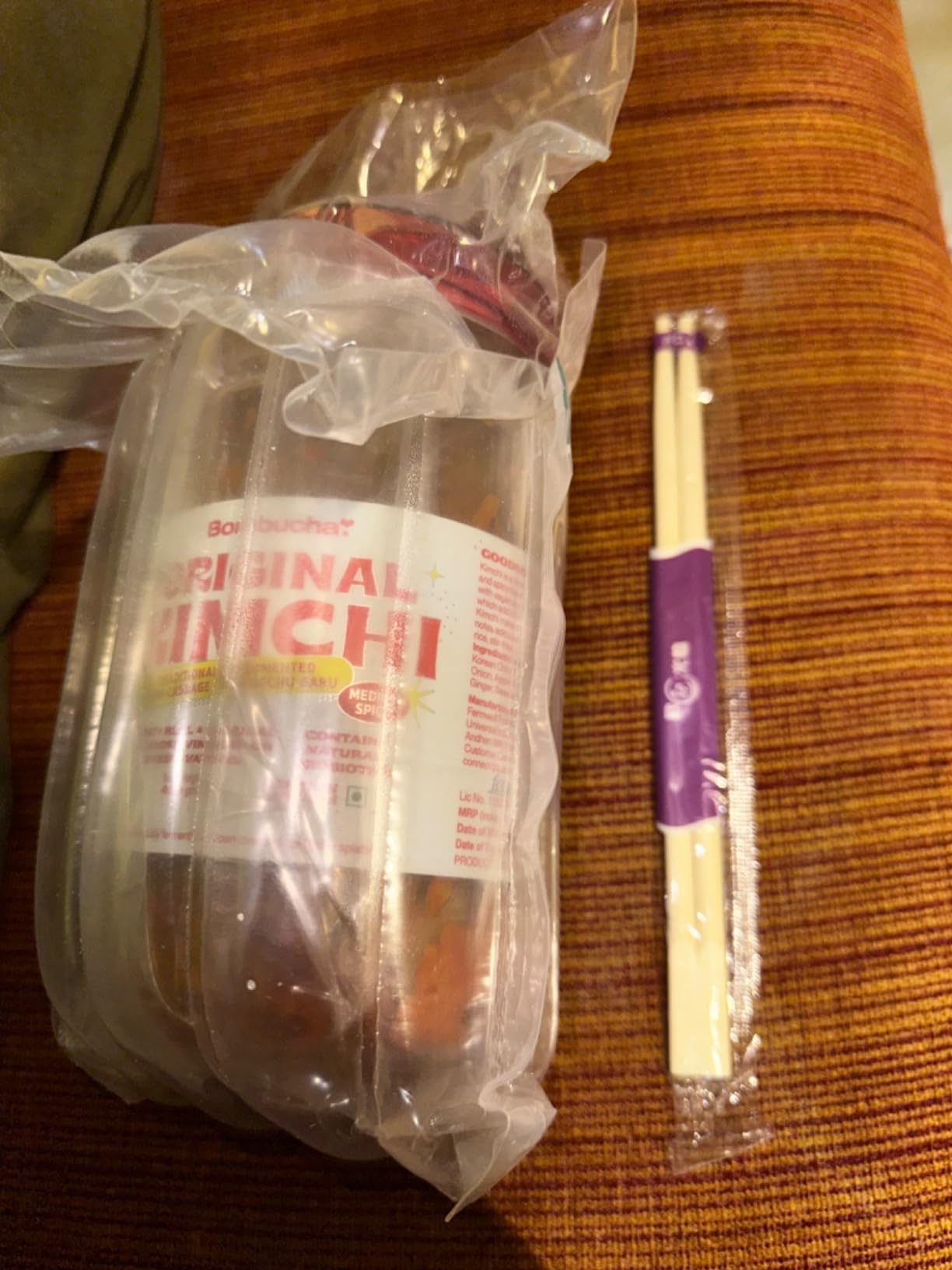 Bombucha Original Kimchi 450g |100% Veg | Korean Style Fermented Nappa ...