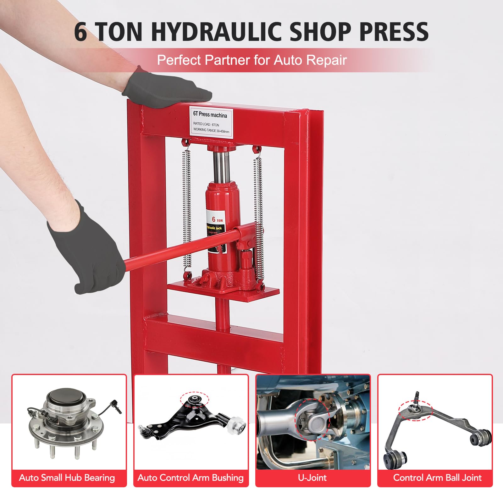 Snapklik.com : 6 Ton Hydraulic Press