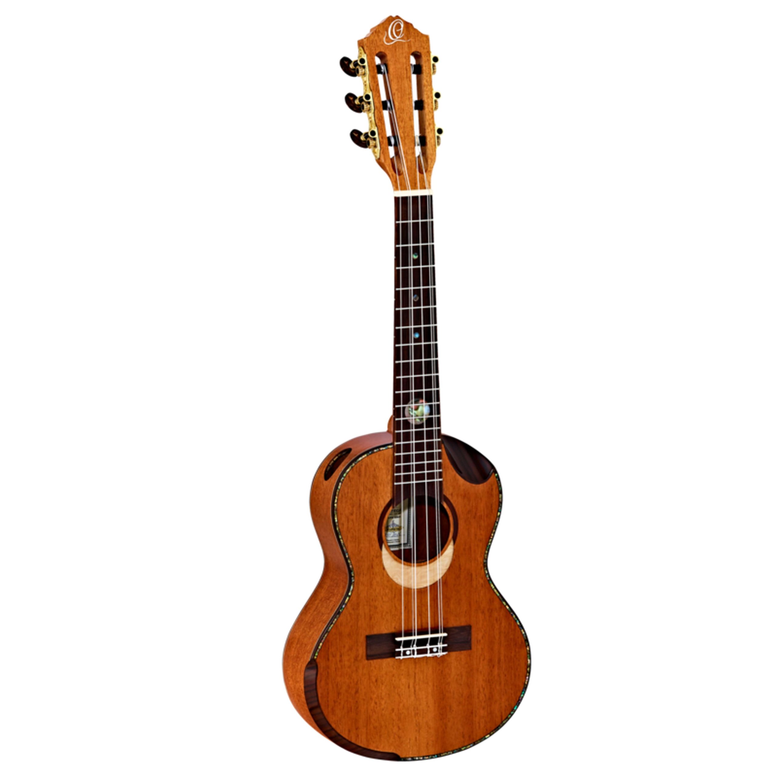 Buy Ortega Guitars ECLIPSE-TE6 Eclipse Series 6-String Tenor Ukulele All Solid Mahogany, Walnut ...