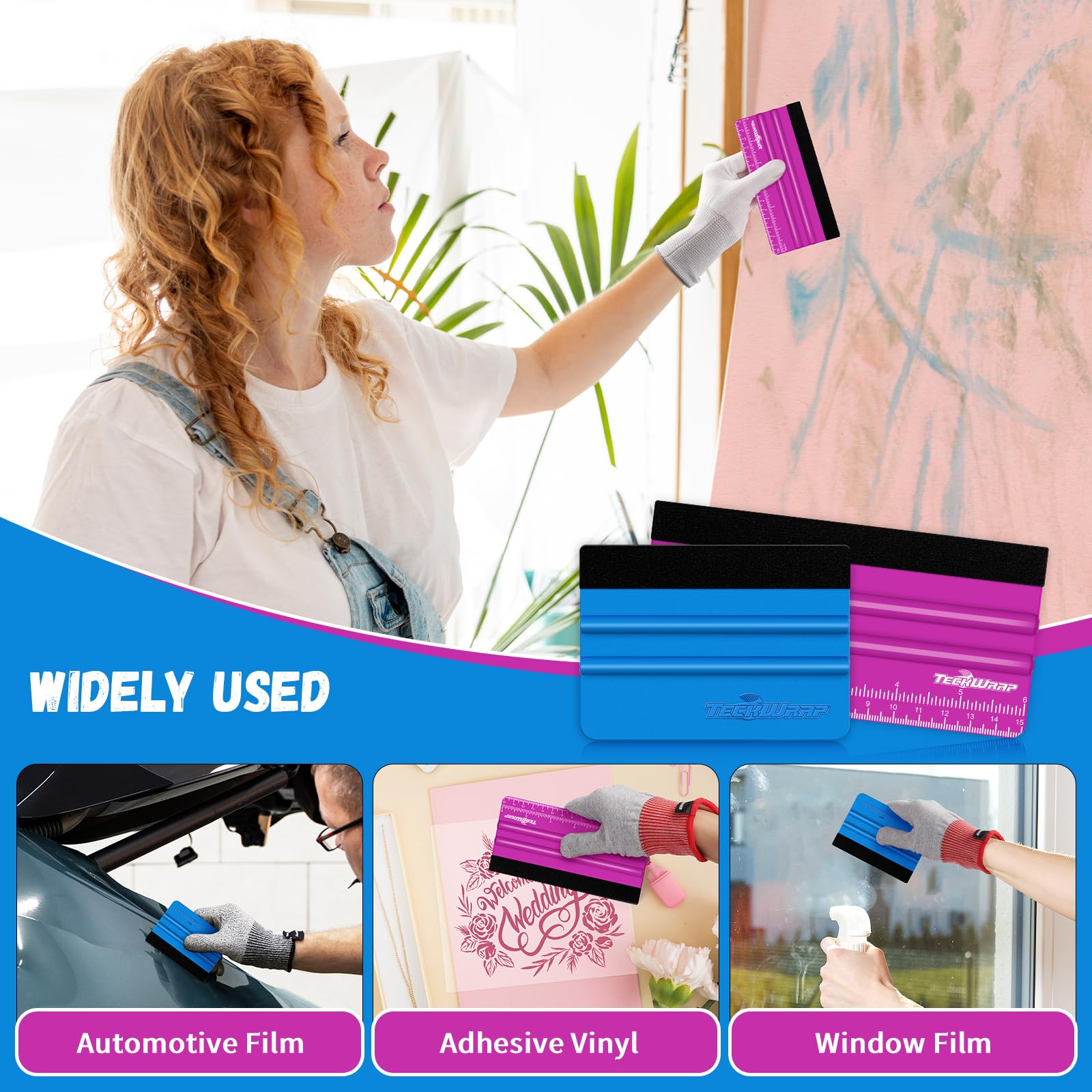 Snapklik.com : Professional Squeegee For Vinyl, 20 PCS Plastic Felt ...