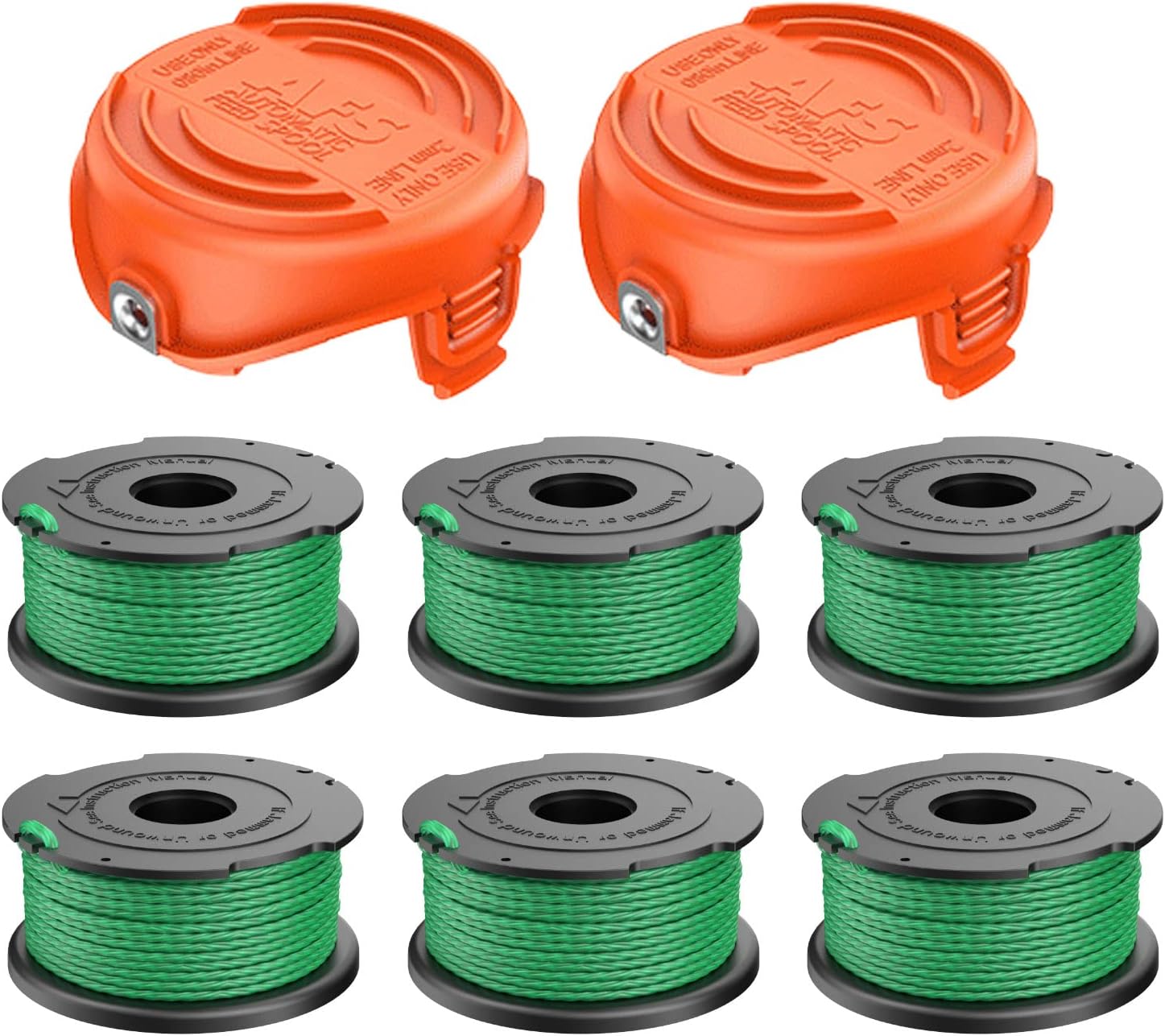 CDIYTOOL String Trimmer Spool Line for Black and Decker, 2mm 20 Feet ...