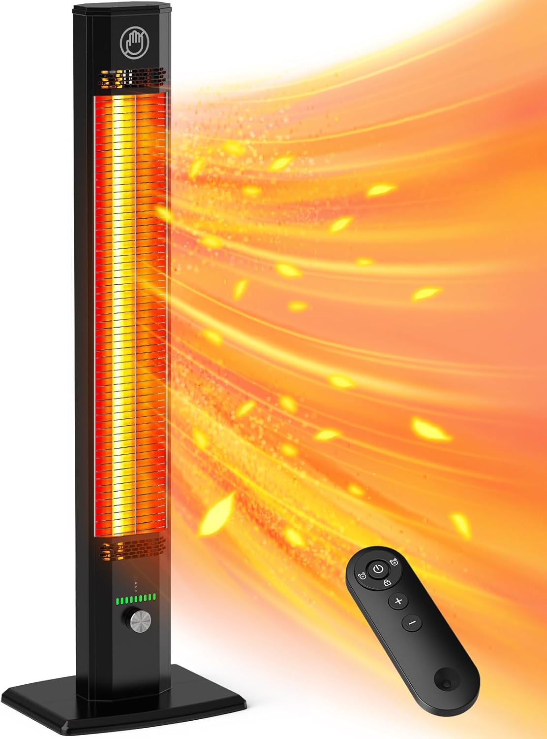 Amazon.com : BALKO 42INCH Outdoor Heater, 9 Heat Levels & 540Min Timer ...
