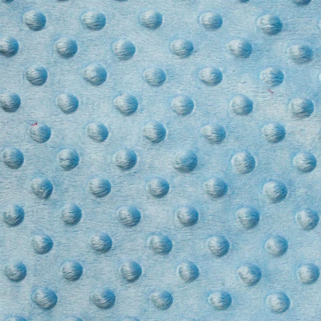 Turquoise Minky Dot Fabric