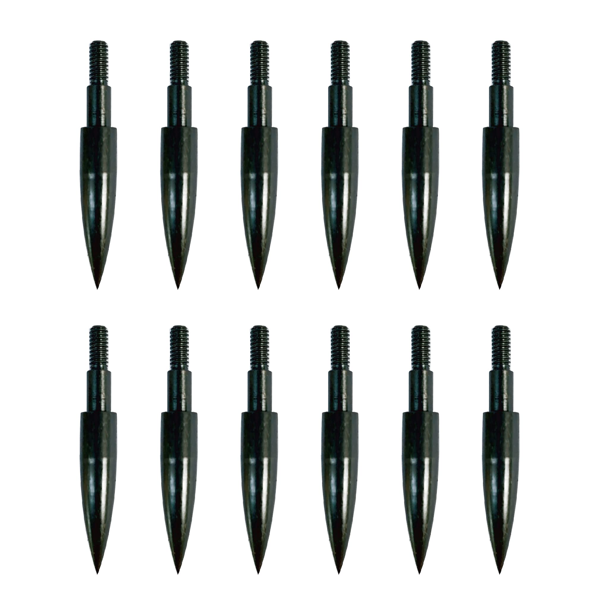 Snapklik.com : 12pcs Archery Arrow Tips 100/125/150/200 Grain Field ...