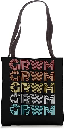 Amazon.com: Retro Vintage GRWM Tote Bag : Clothing, Shoes & Jewelry