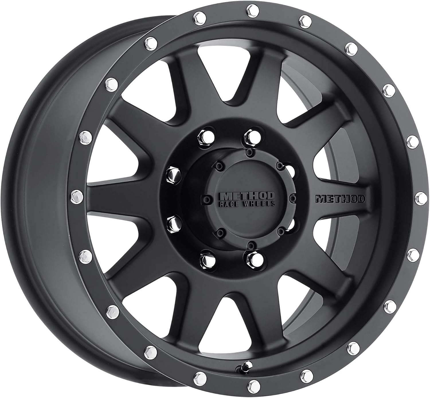 Amazon.com: Method Race Wheels 301 The Standard Matte Black 20x10 8x180 ...
