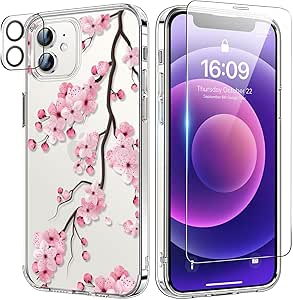 Amazon.com: Bicol iPhone 11 Clear Phone Cover Case | with Screen Protector, Camera Lens ...