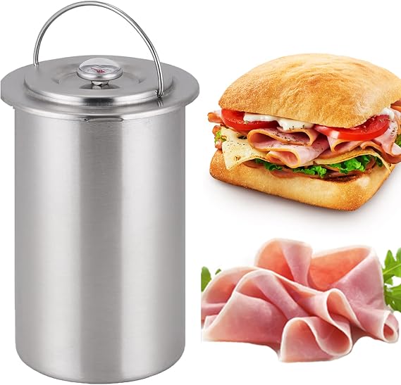 Amazon.com: Deli Meat Press, Lunch Meat Press, Stainless Steel Ham ...