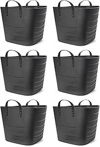 Amazon.com: Life Story Flexible Tub Basket 25 Liter/6.6 Gallon Plastic ...