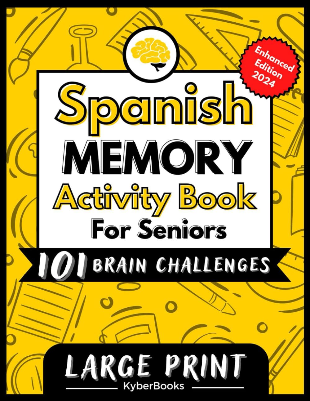 Spanish Activity Book for Seniors and Adults: 101 relaxing memory ...