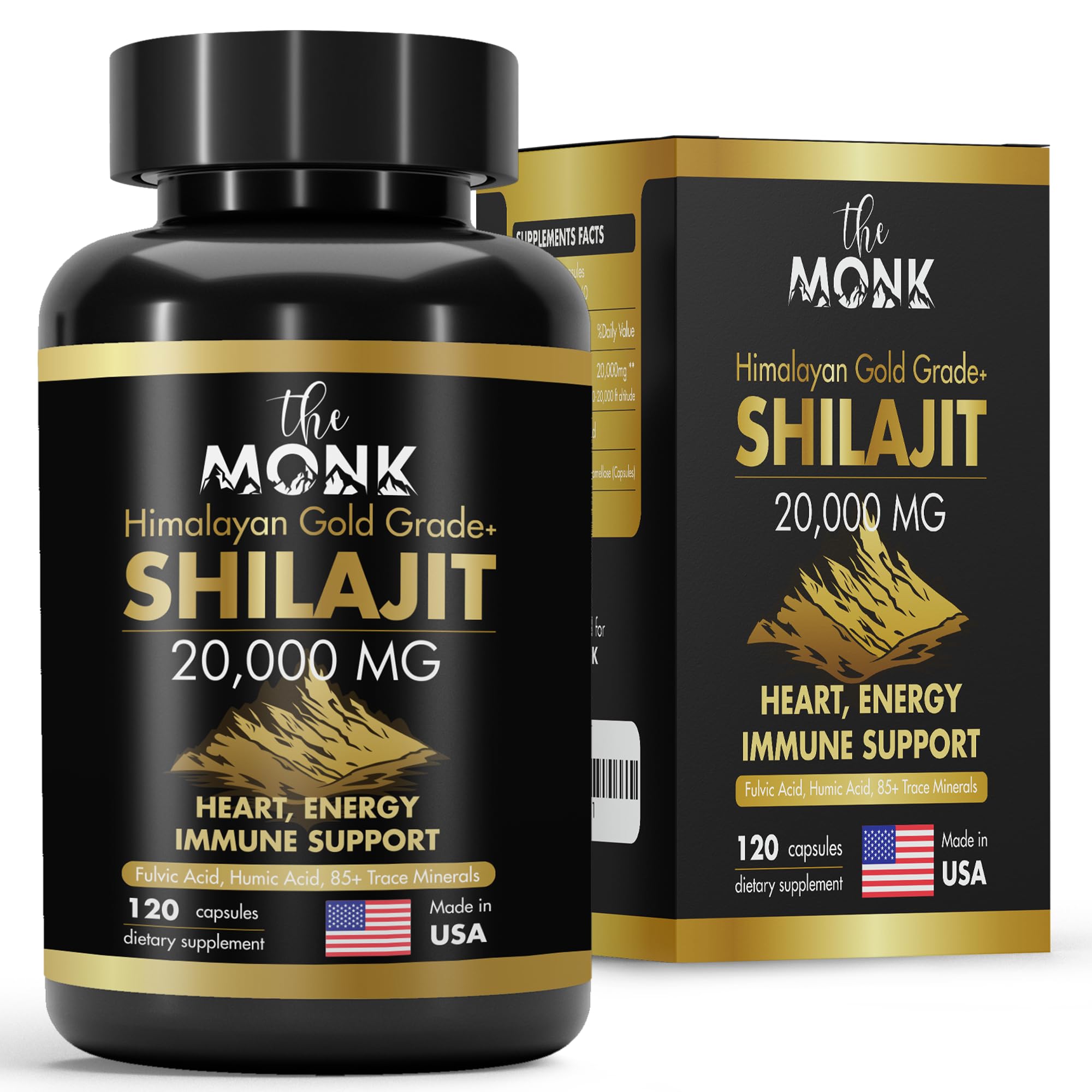 Amazon.com: Organic Shilajit with Fulvic Acid, Humic Acid, 85+ Minerals ...