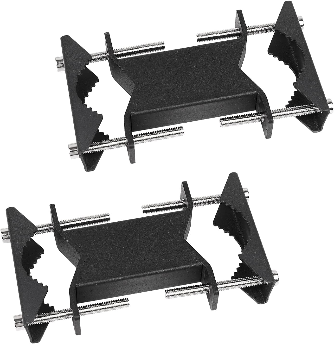 Amazon.com: KSWLOR Double Antenna Mast Clamp V Jaw Block Heavy Duty ...