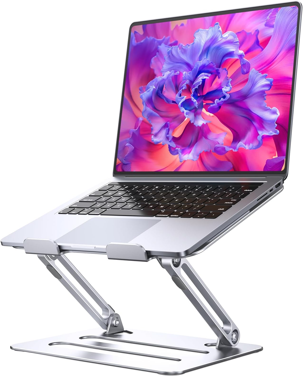 Amazon.com: Soqool Adjustable Laptop Stand, Foldable Laptop Stand for ...