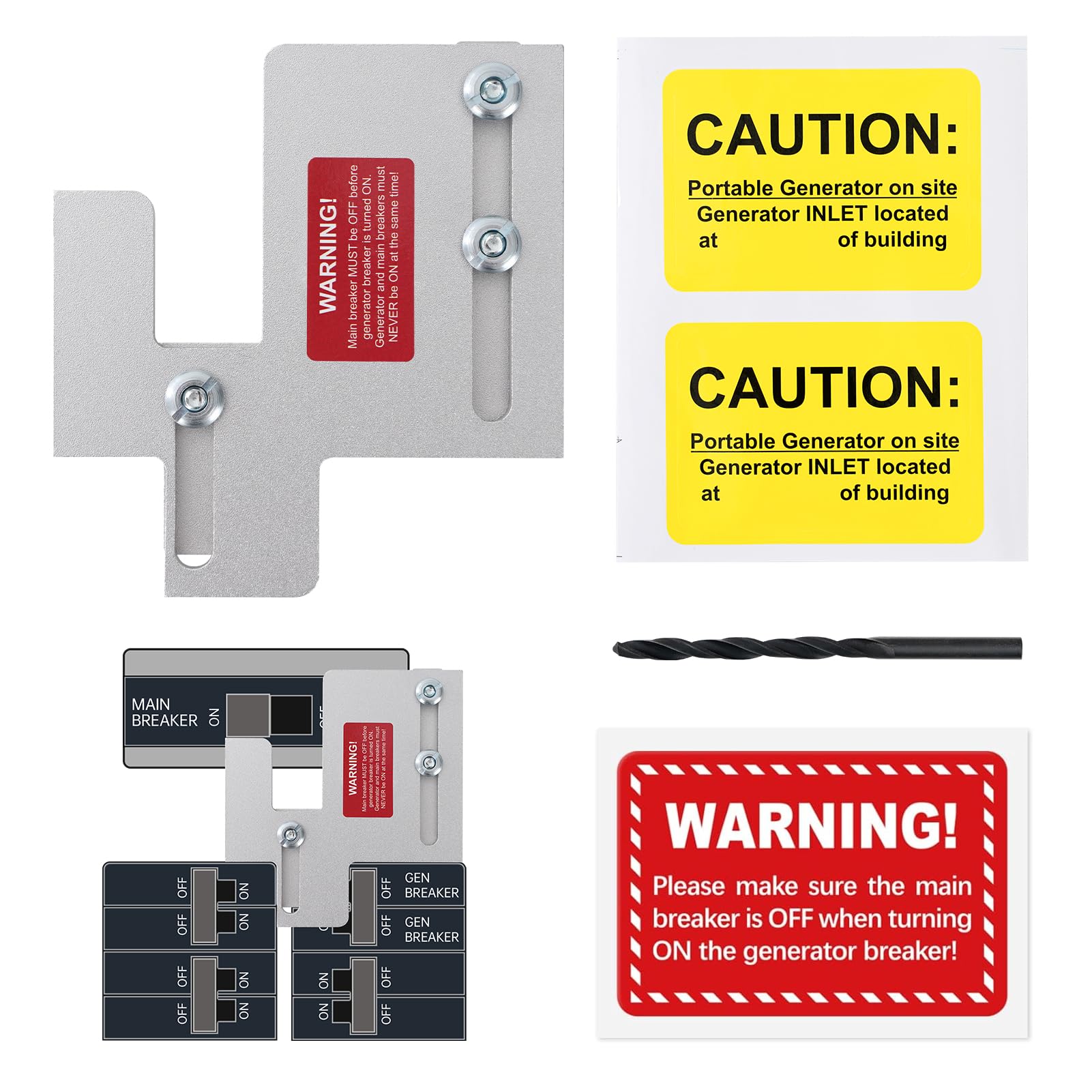 Generator Interlock Kit Fit for Eaton Cutler Hammer BR and CH Series ...