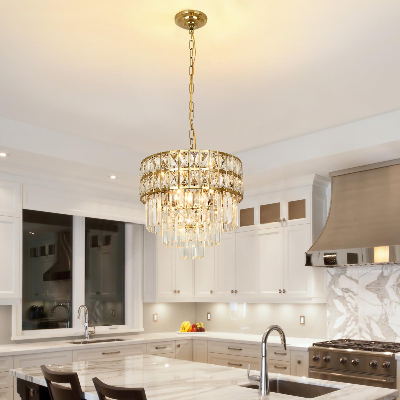 Crystal Pendant Lights Modern Kitchen