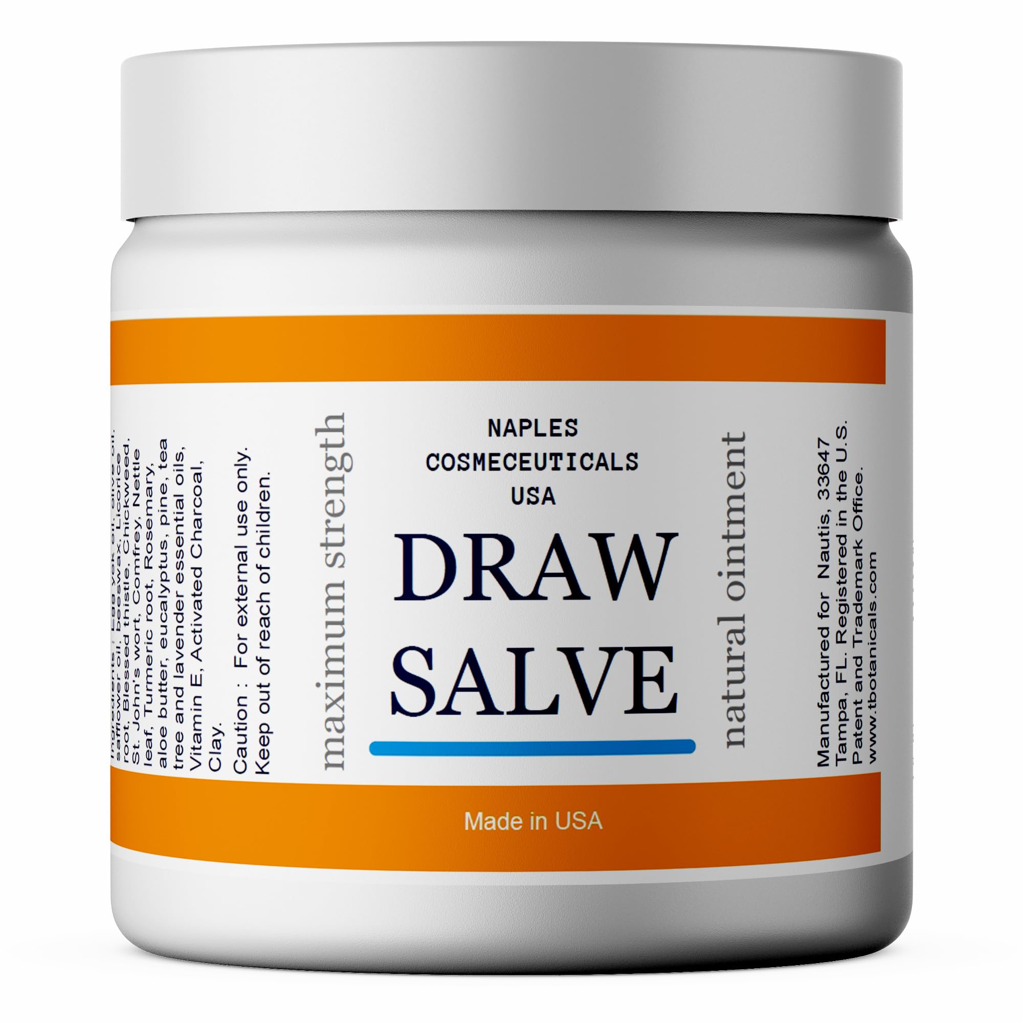 Amazon.com : Naples Cosmeceuticals Drawing Salve for Skin Disorders ...