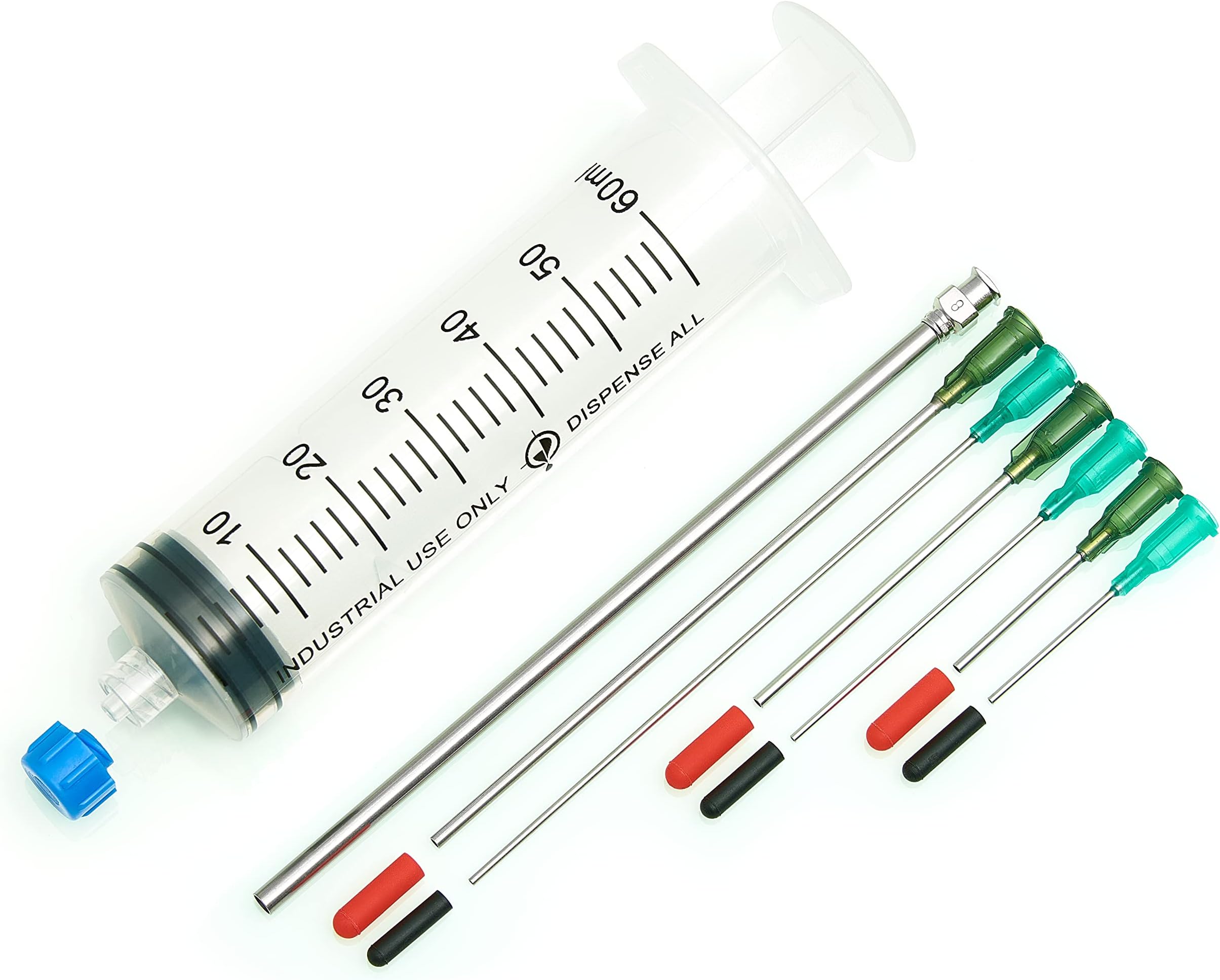 Amazon.com: 3 Pack 100ml Syringes with 14G 1.0'' Blunt Tip Needles and ...