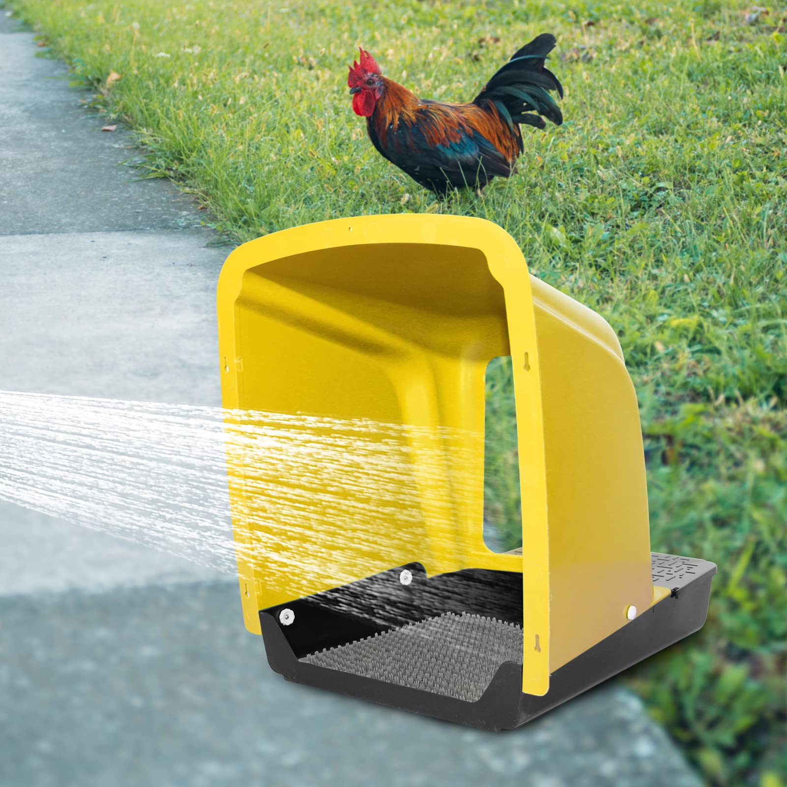 Yellow 6 Pack Chicken Nesting Boxes Chicken Laying Boxes with Perch ...