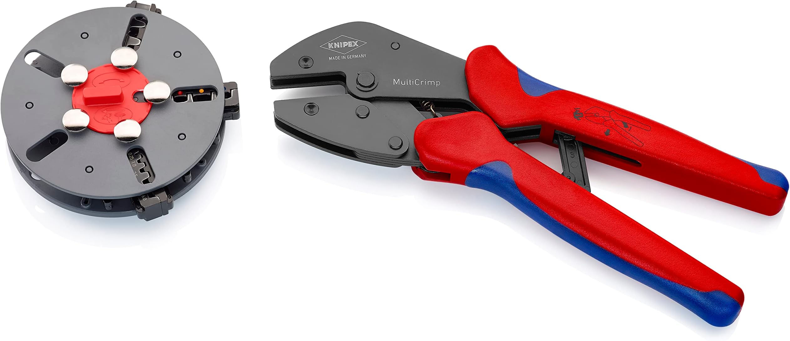 Knipex 97 33 01 Crimping Pliers "MultiCrimp" with 3 interchangeable ...