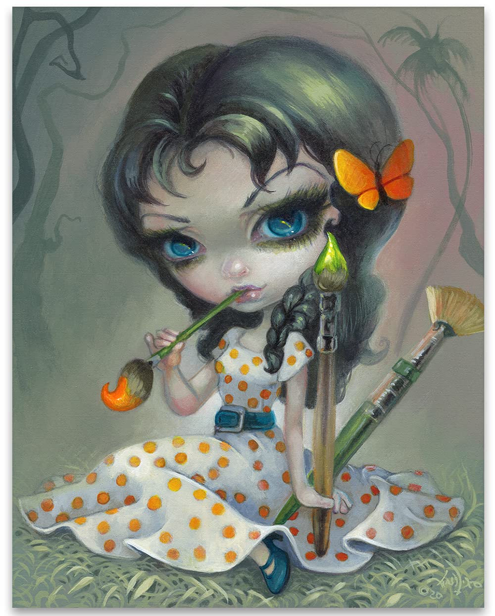 Strangeling Painting Pixie Colorful Spiritual Magical Surreal ...