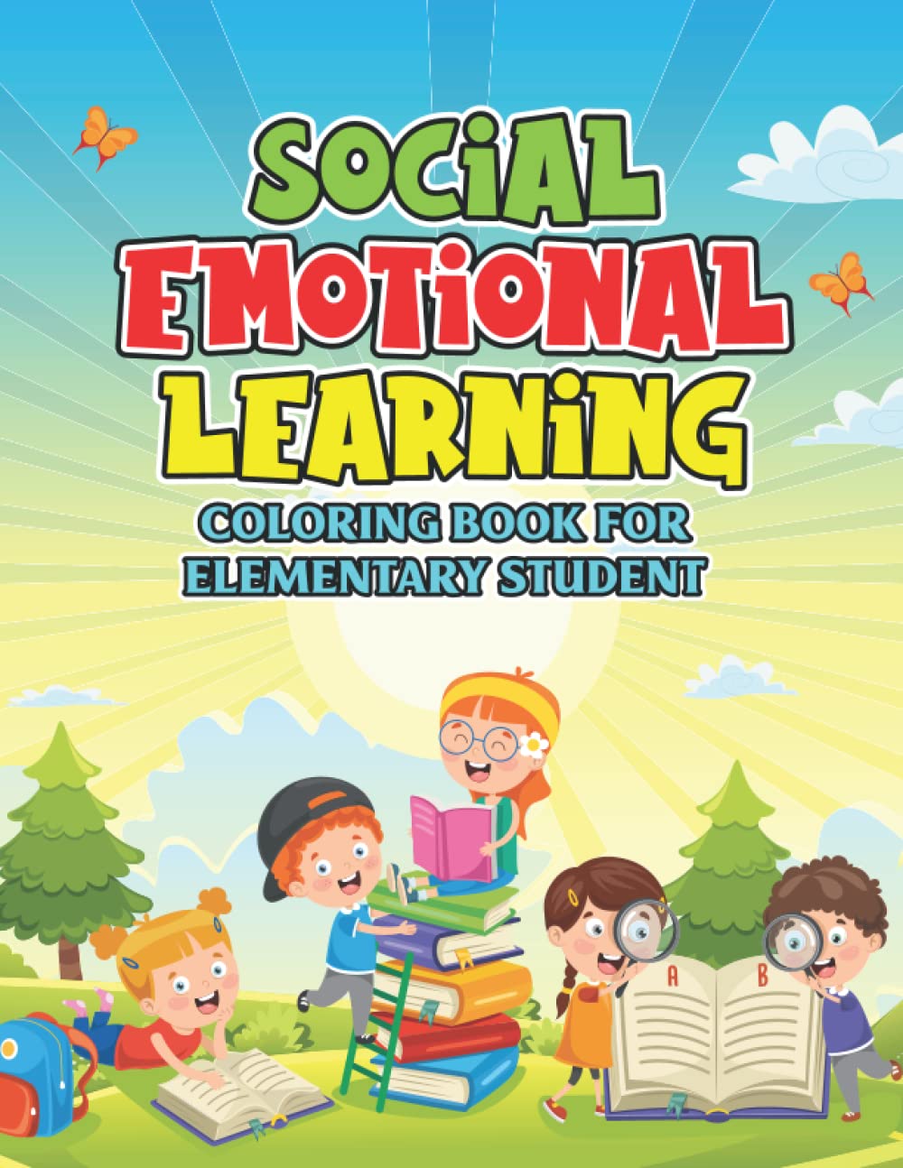 Social Emotional Learning Coloring Book For Elementary Students: A ...