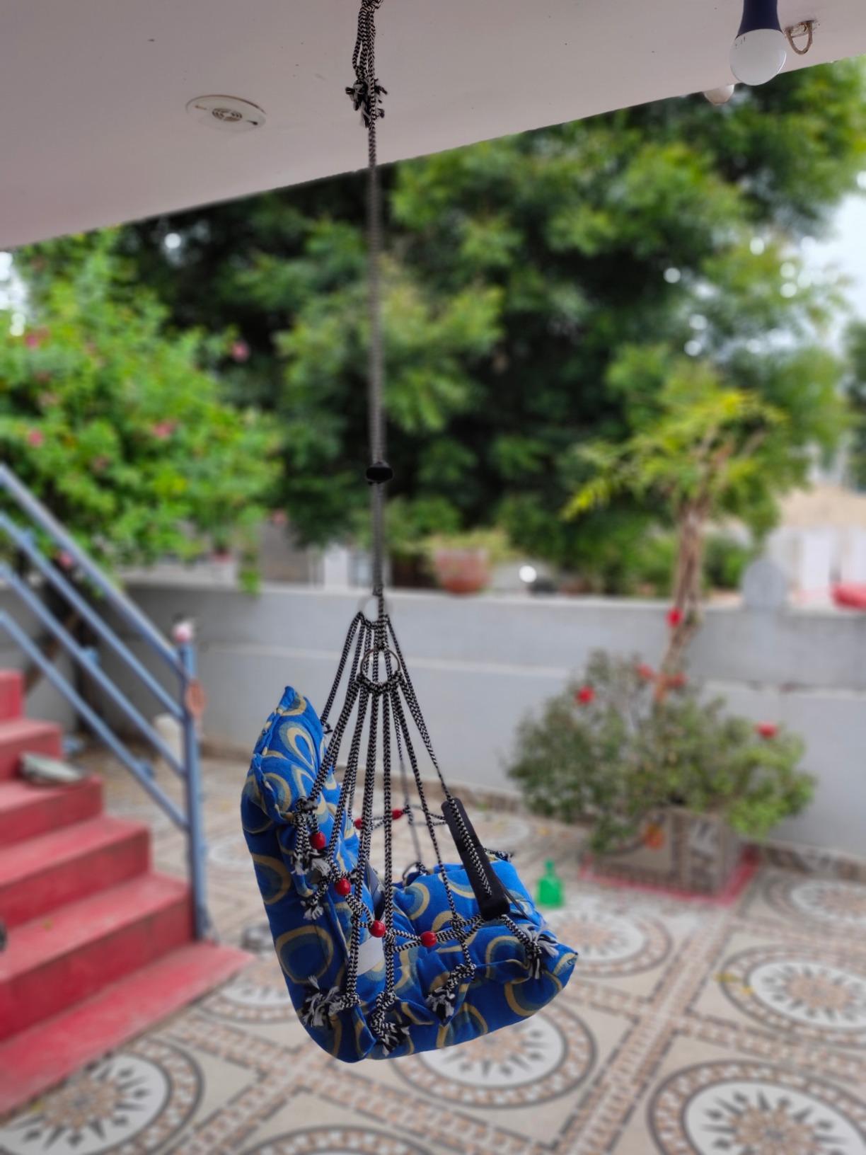 SHOP N BUY Comfortable Cotton Hanging Baby Swing Jhula Folding and ...