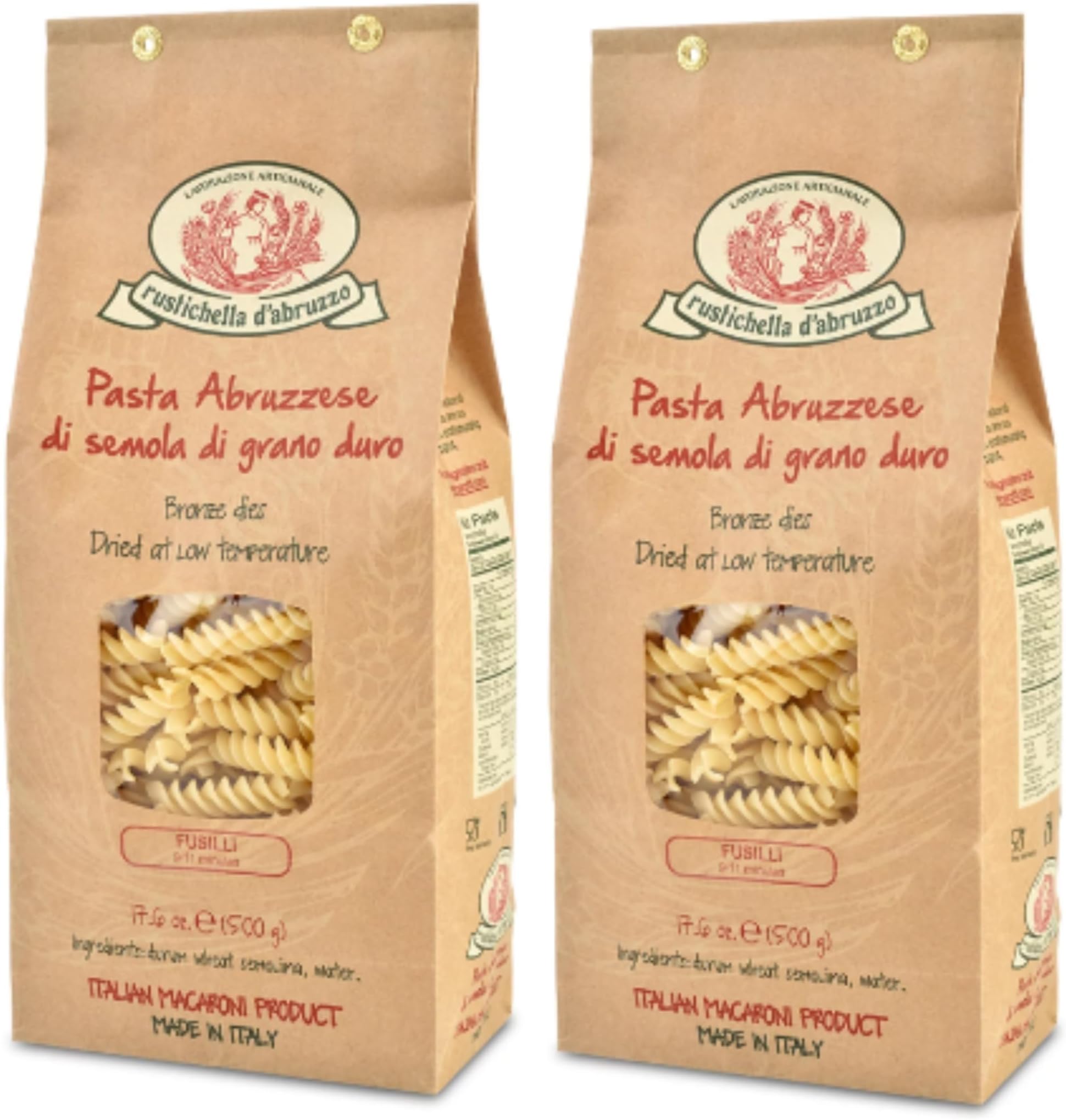 Amazon.com: Rustichella d'Abruzzo Torchio Pasta - Unique Bell-Shaped ...