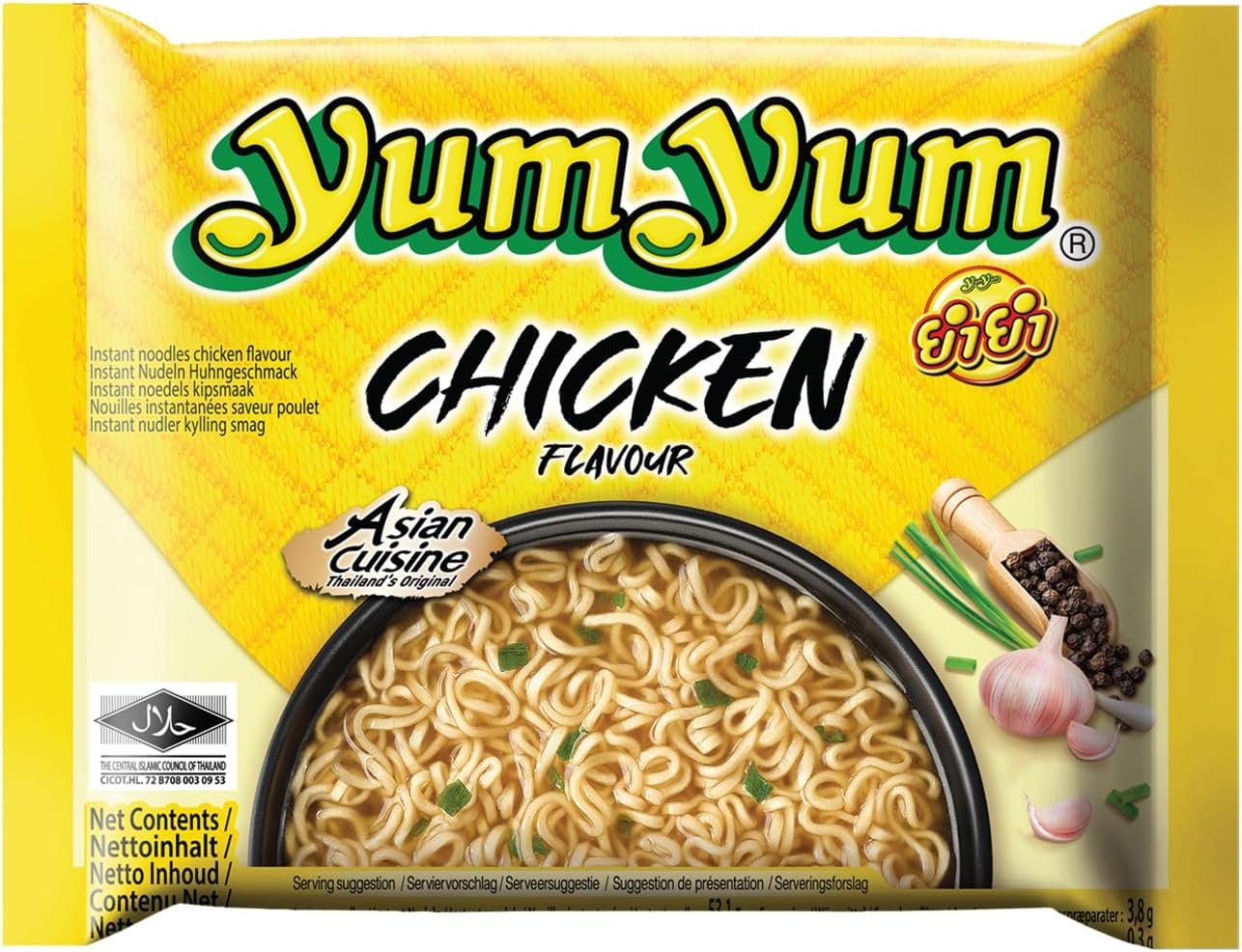Yum Yum Nouilles Instantanées Poulet, 60g : Amazon.fr: Epicerie