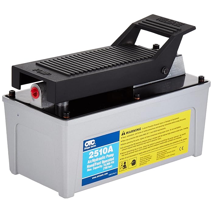 Buy OTC 2510A Stinger 10,000 PSI Foot Operated Air/Hydraulic Pump for ...