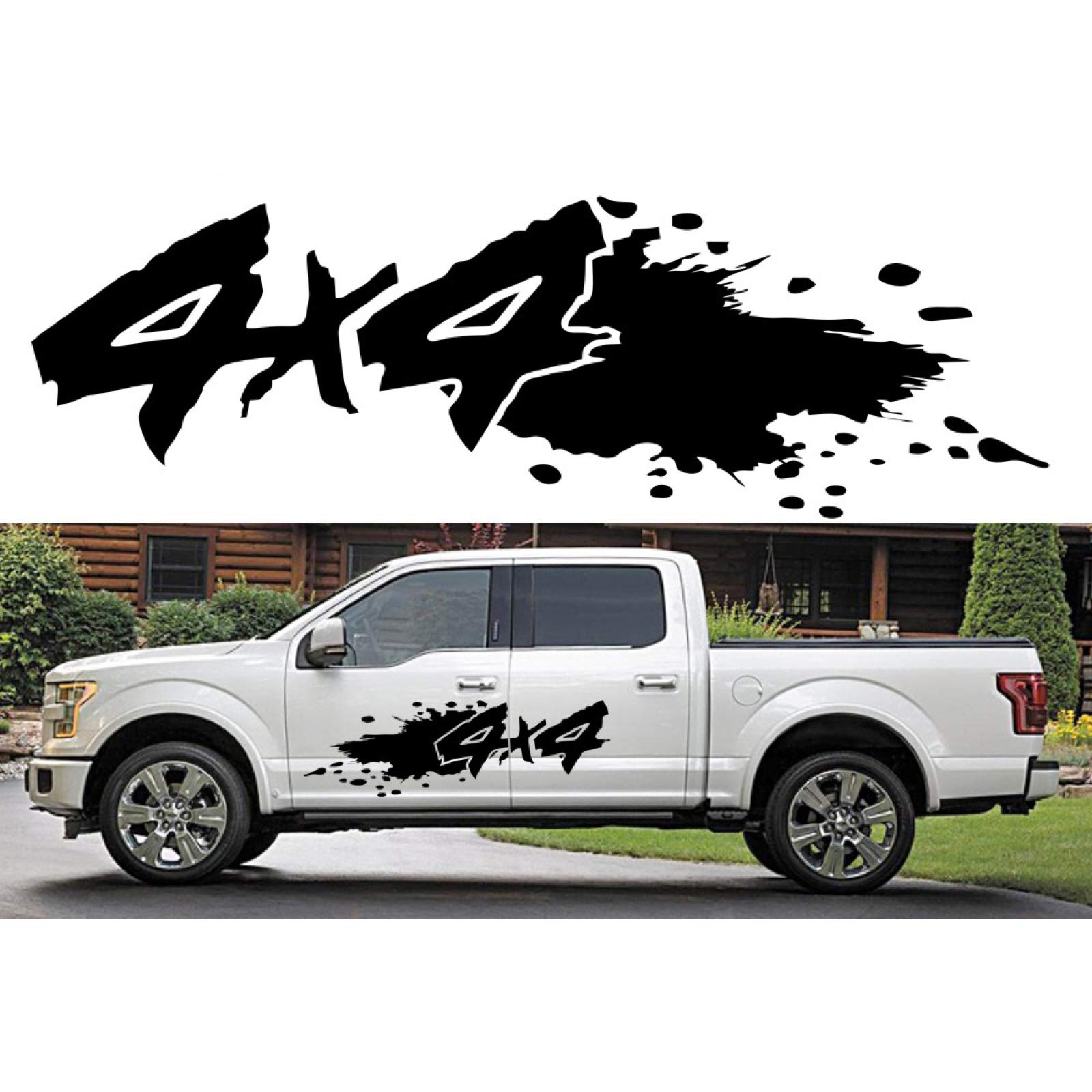 Buy Car Side Skirt Sticker Stripe Decal, for Ford Ranger Raptor F150 ...