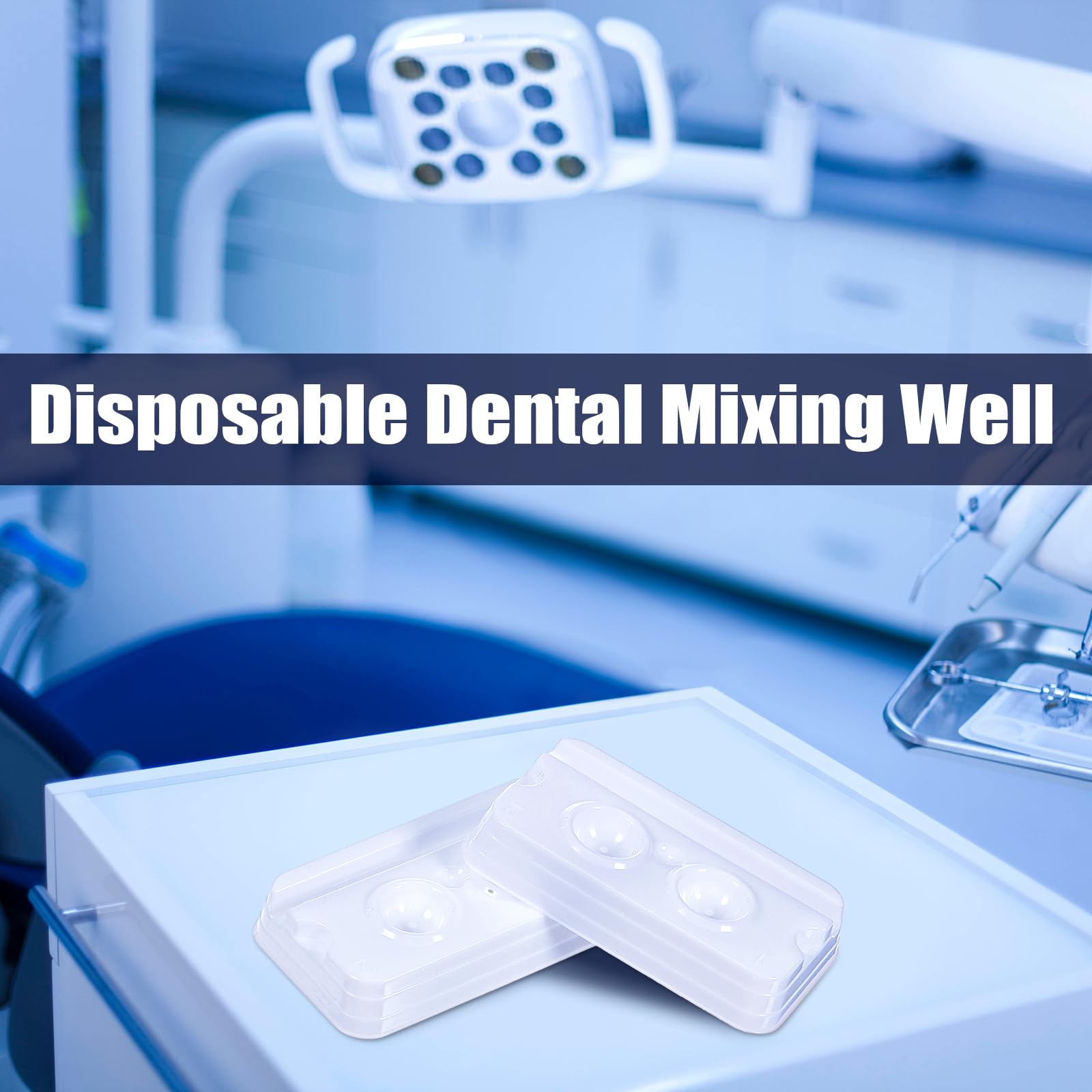 Snapklik.com : Threlaco 1000 Pcs Disposable Dental Mixing Well 2 Wells ...