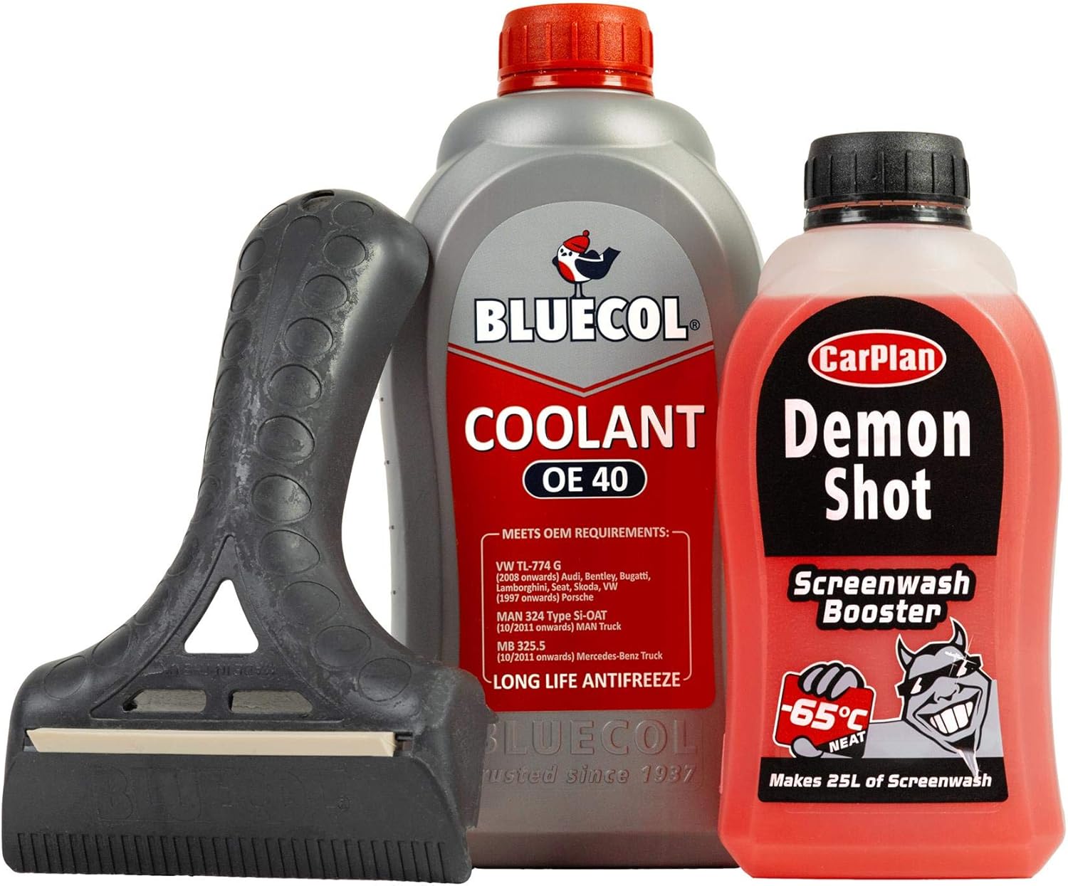 Bluecol Engine Coolant OE 40 1L Bundle with CarPlan Demon Shot ...