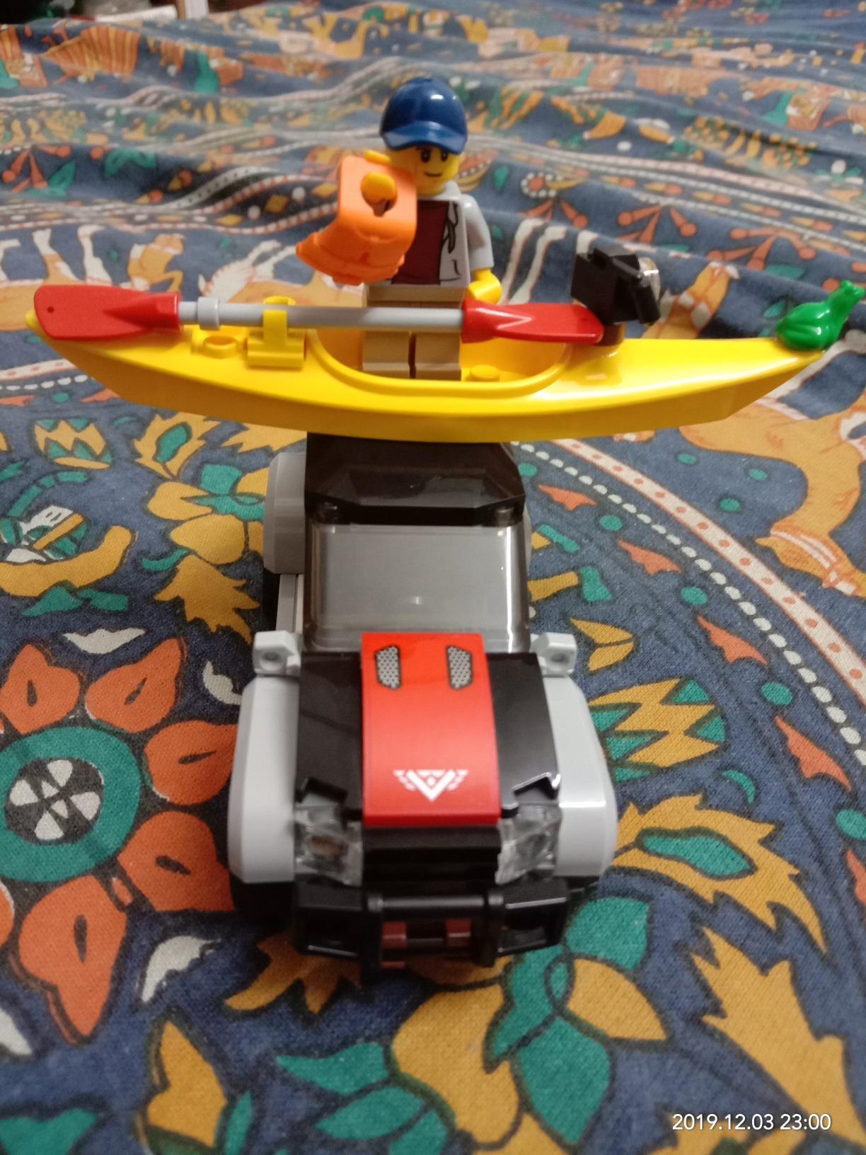 LEGO City Kayak Adventure Building Blocks for Kids (84 Pcs)60240 ...