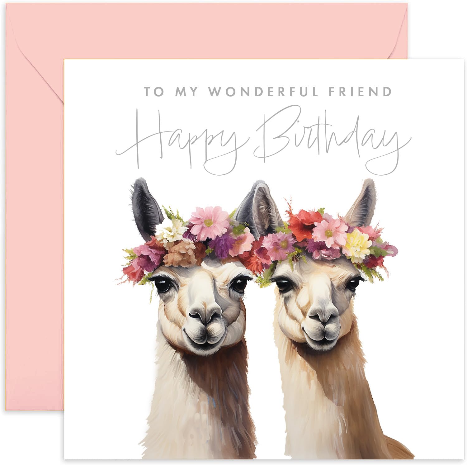 Old English Co. Female Birthday Card - Fun Llama Birthday Card for ...