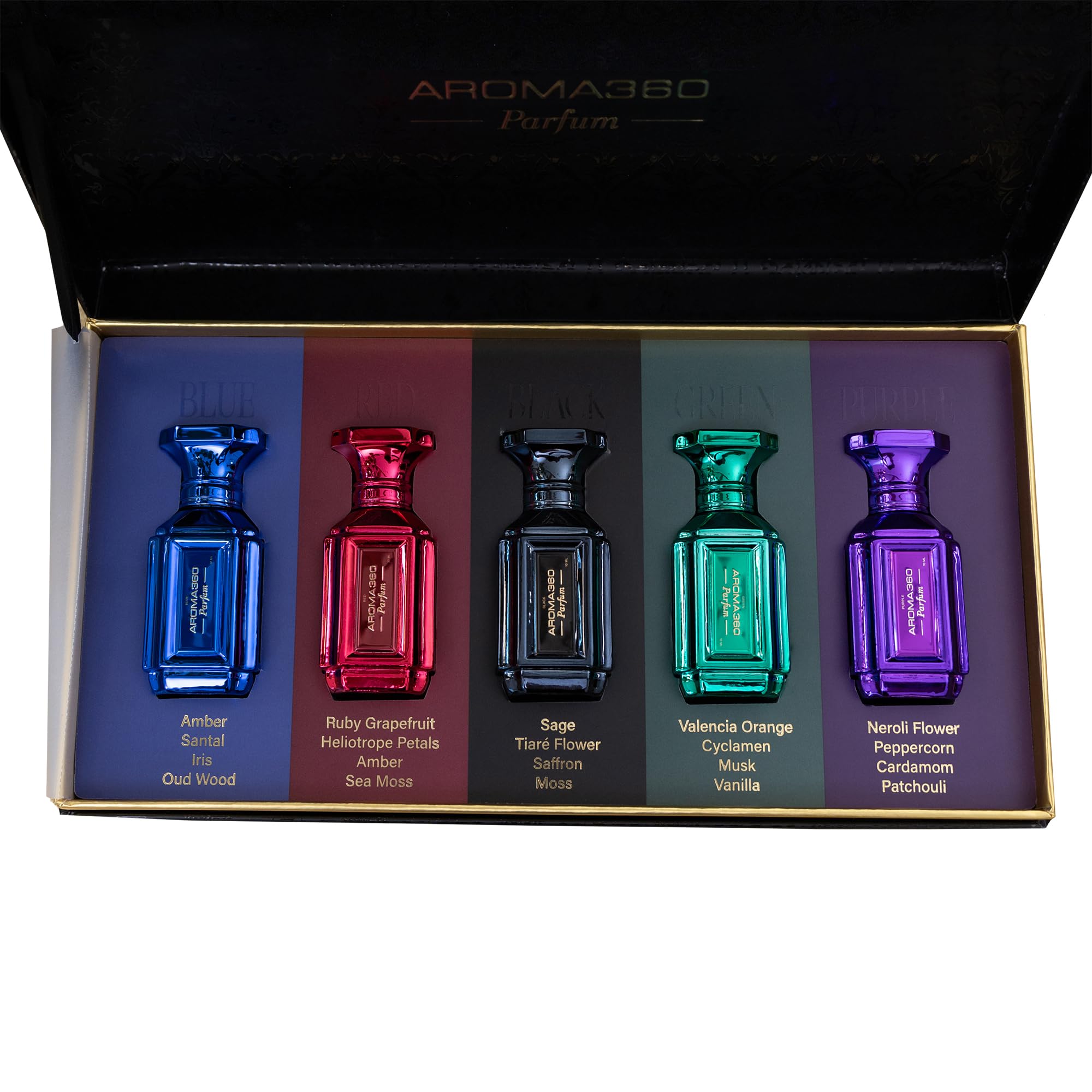 Amazon.com : Aroma360 Unisex Parfume Discovery Set Luxurious and Long ...