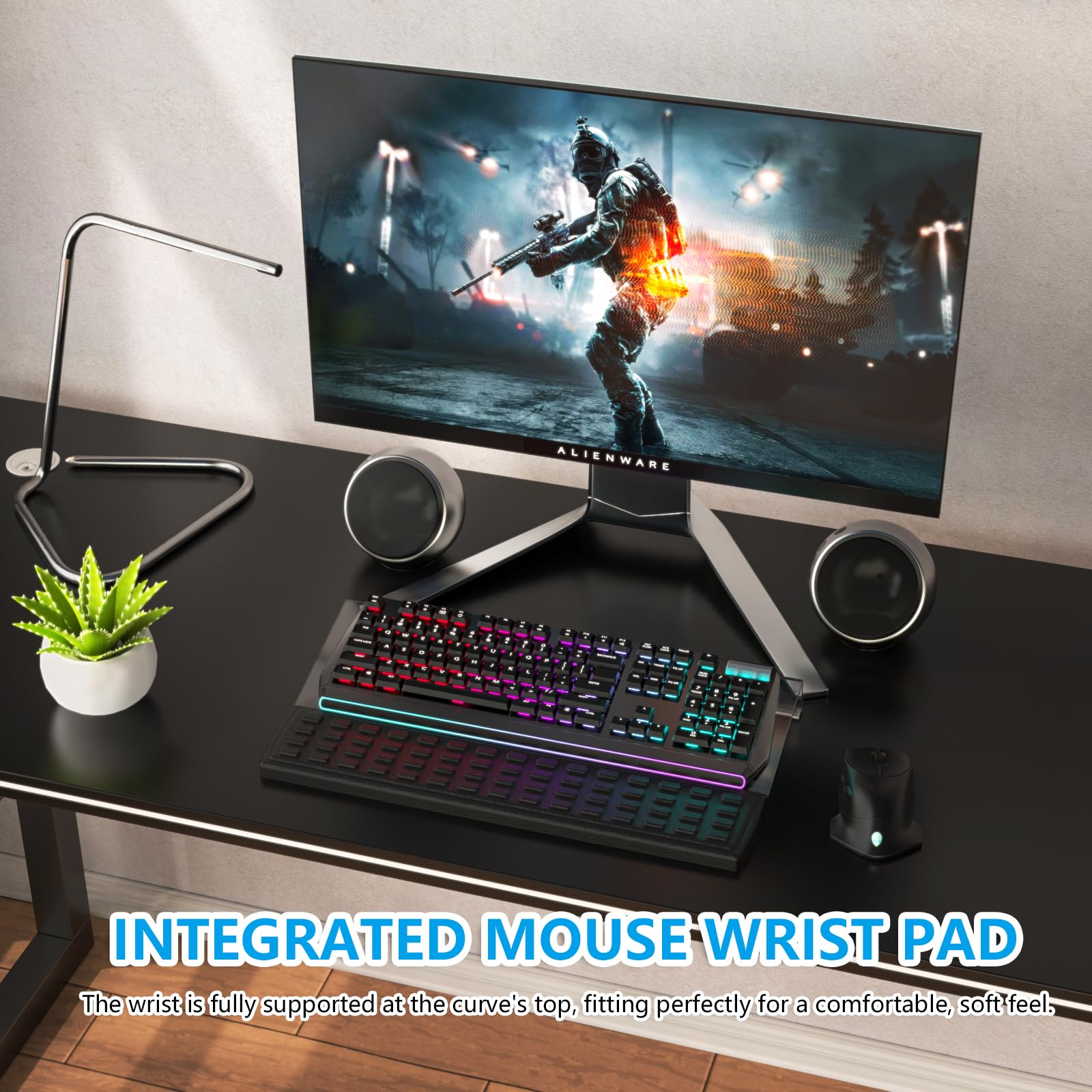 Snapklik.com : Laokiiy Computer Keyboard Stand - Acrylic Tilted Holder ...