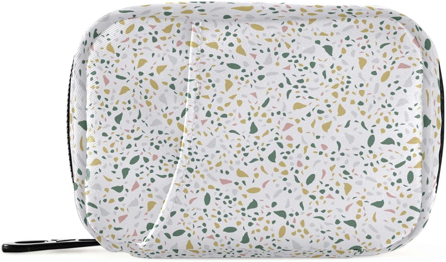 Amazon.com: Terrazzo Geometric Texture Travel Pill Organizer Case 7 Day ...