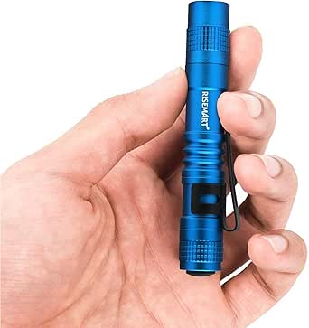 RISEMART Super Small Mini Flashlight AAA 100 Lumens Ultra Bright LED ...
