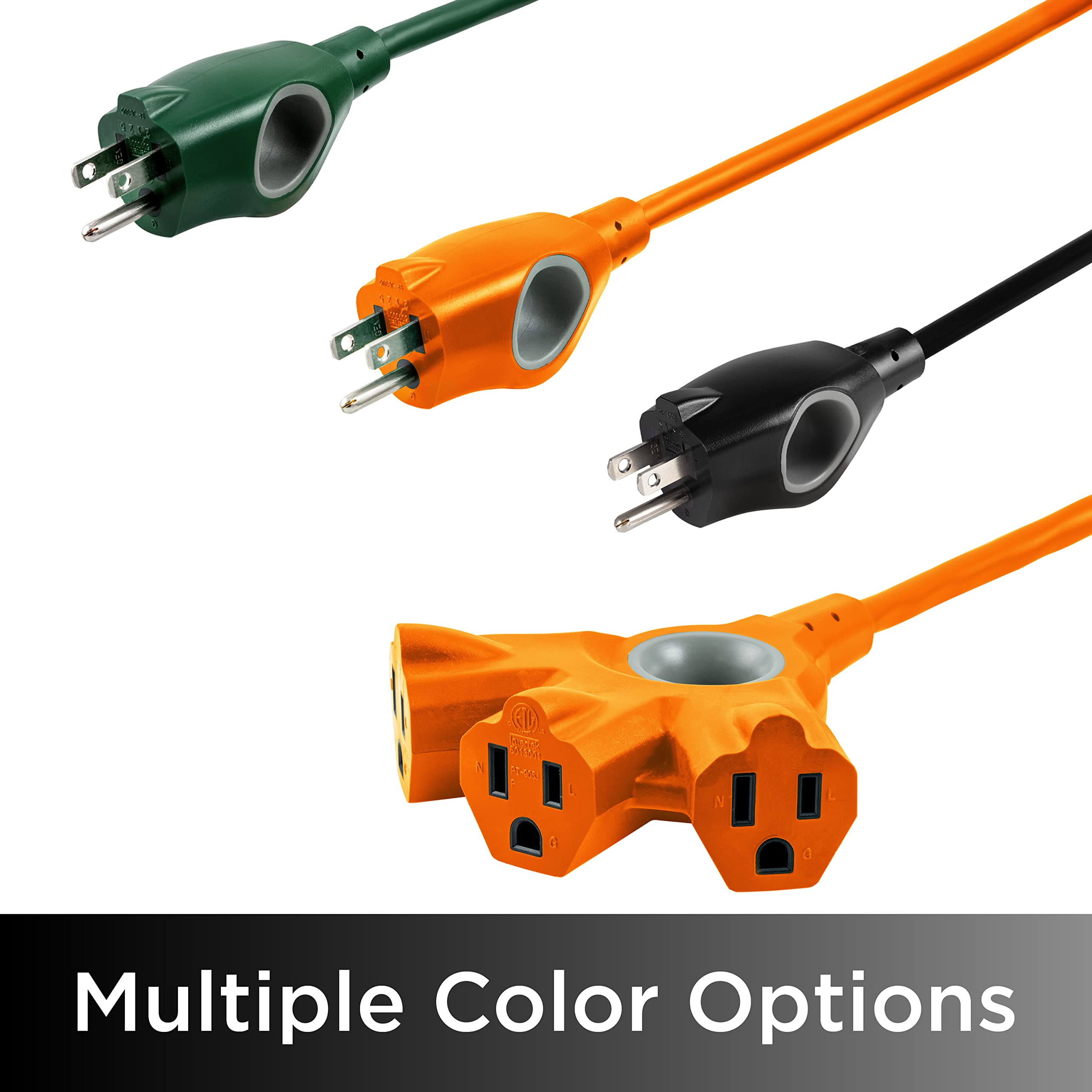 Snapklik.com : UltraPro Outdoor Extension Cord, 15 Ft, 3-Outlet ...