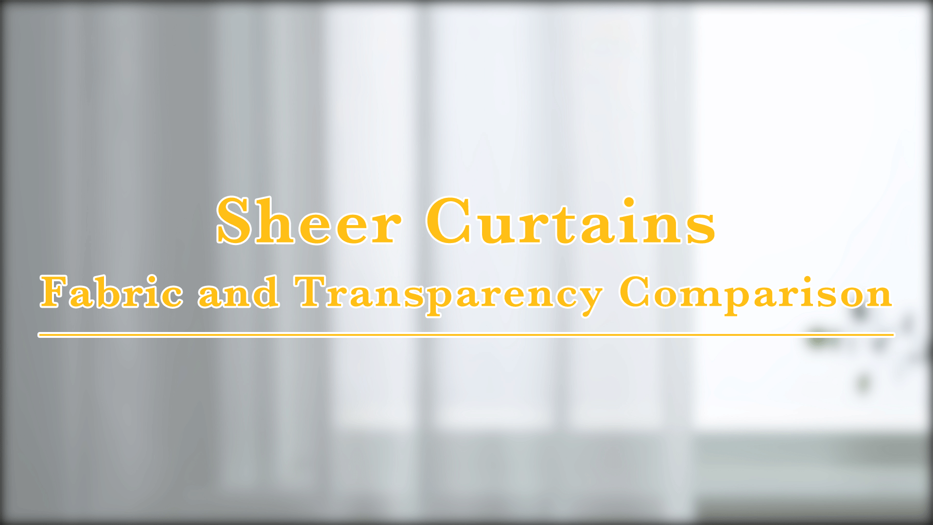 Watch Comparison of 5 Types of Sheer Curtains - RYB HOME on Amazon Live