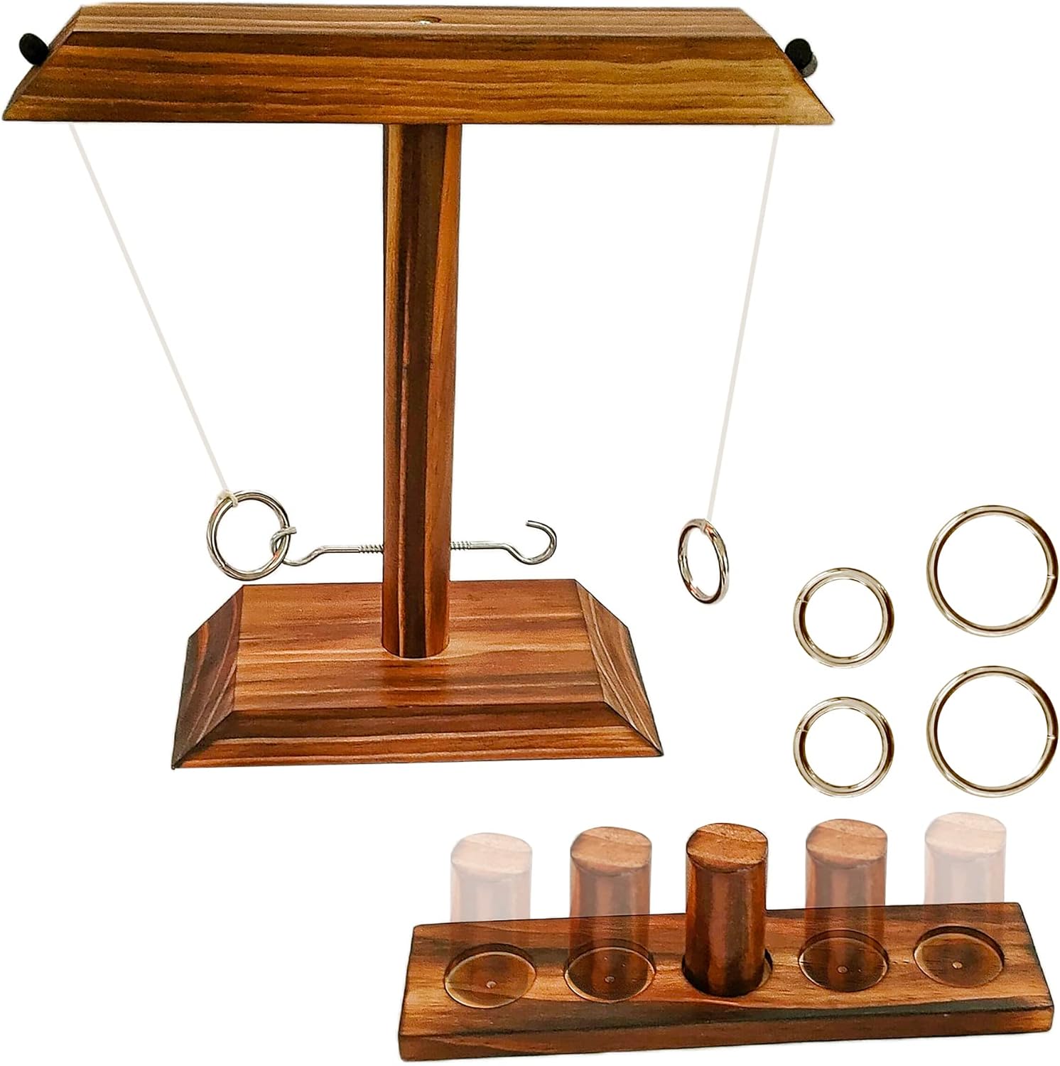 Amazon.com : KUKTRCV Ring Toss Game for Adults, Hook and Ring Game for ...